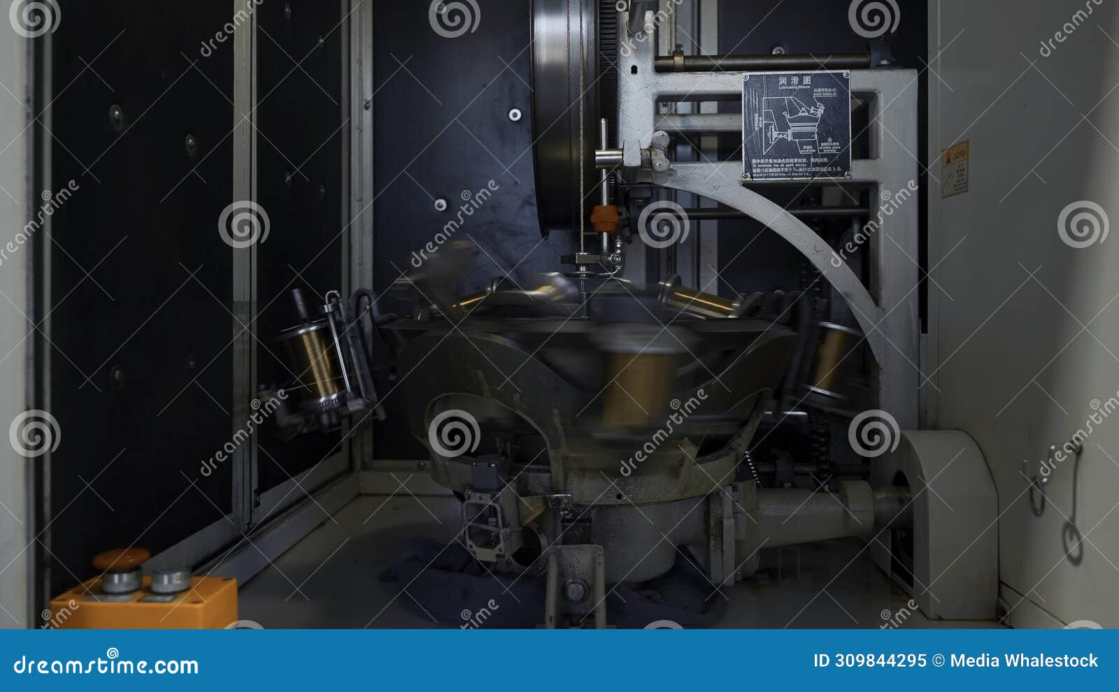 Rotating Machine with Copper Wire Winding. Creative. Automated Machine ...