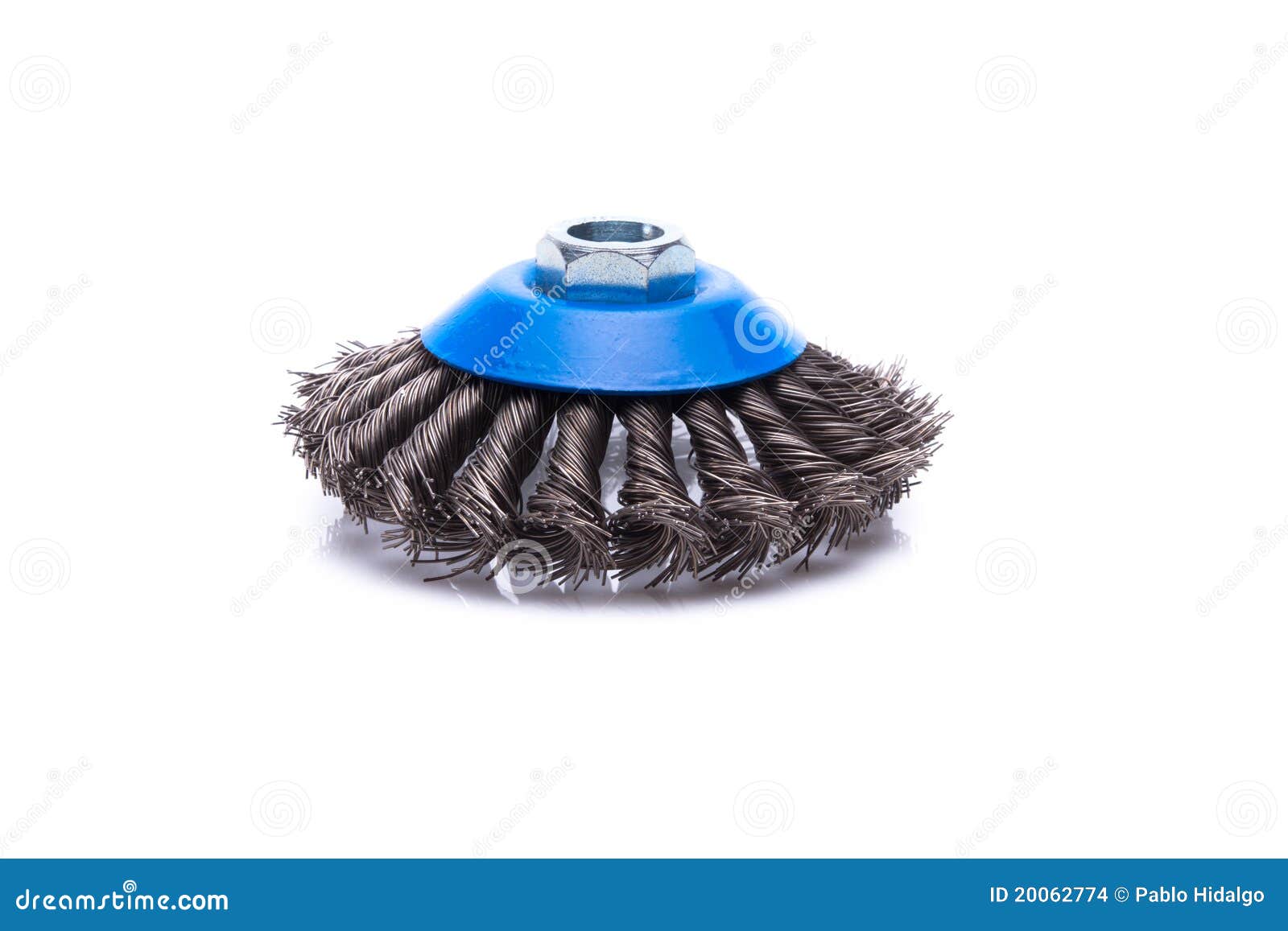 Rotating Metal Brush or Grinding Disk Stock Photo - Image of gadget ...