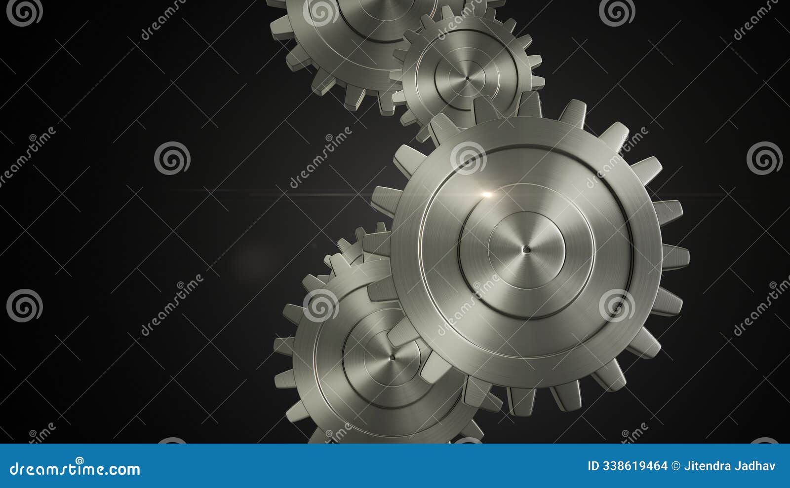 Rotating Metal Gears in Mechanical Abstract Form Stock Photo - Image of ...
