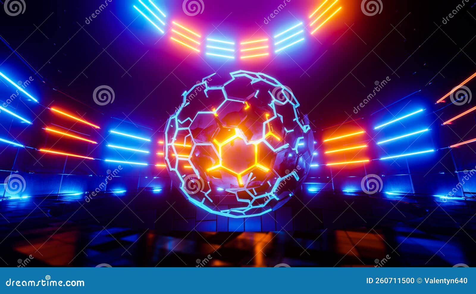 Rotating Nuclear Reactor Core. 3D Rendering Illustration Stock ...