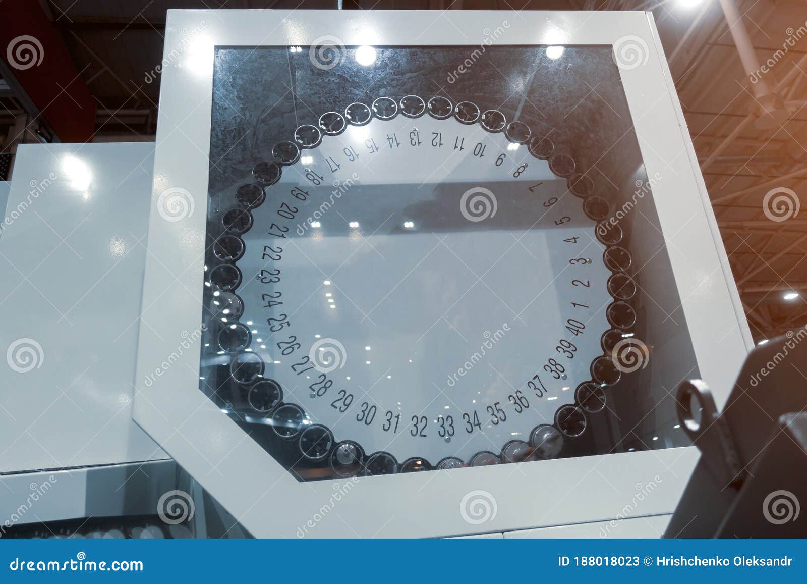 The Rotating Part of a Large Metal Gear Stock Image - Image of ...