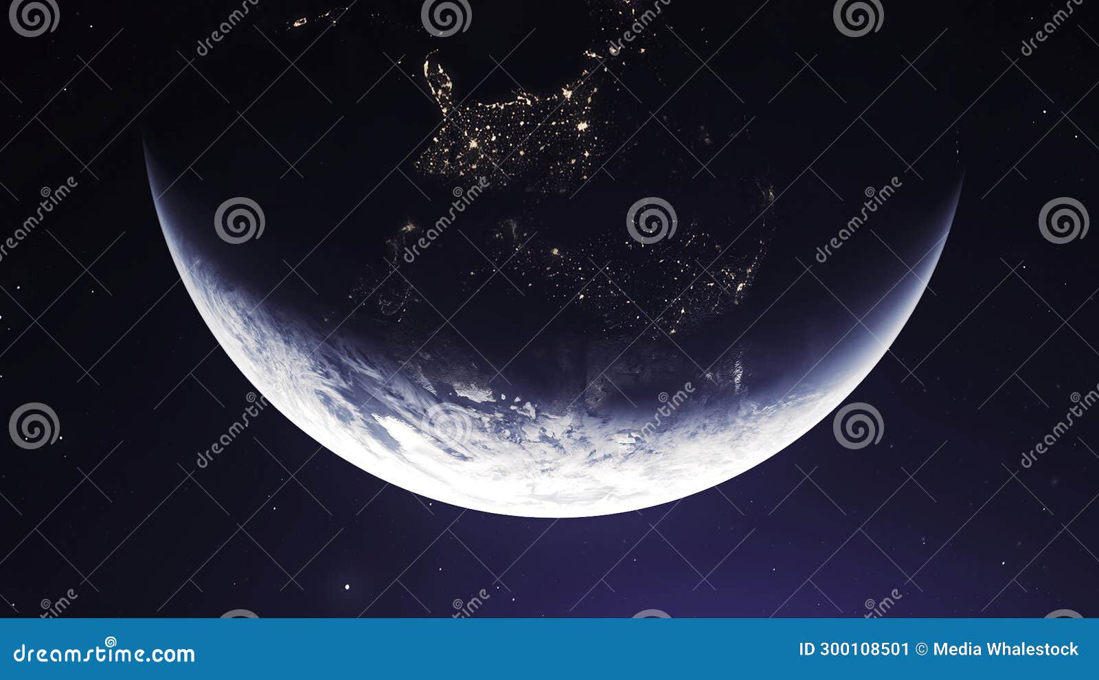 Rotating Planet Earth. Motion. Rapid Rotation of Earth with Life ...