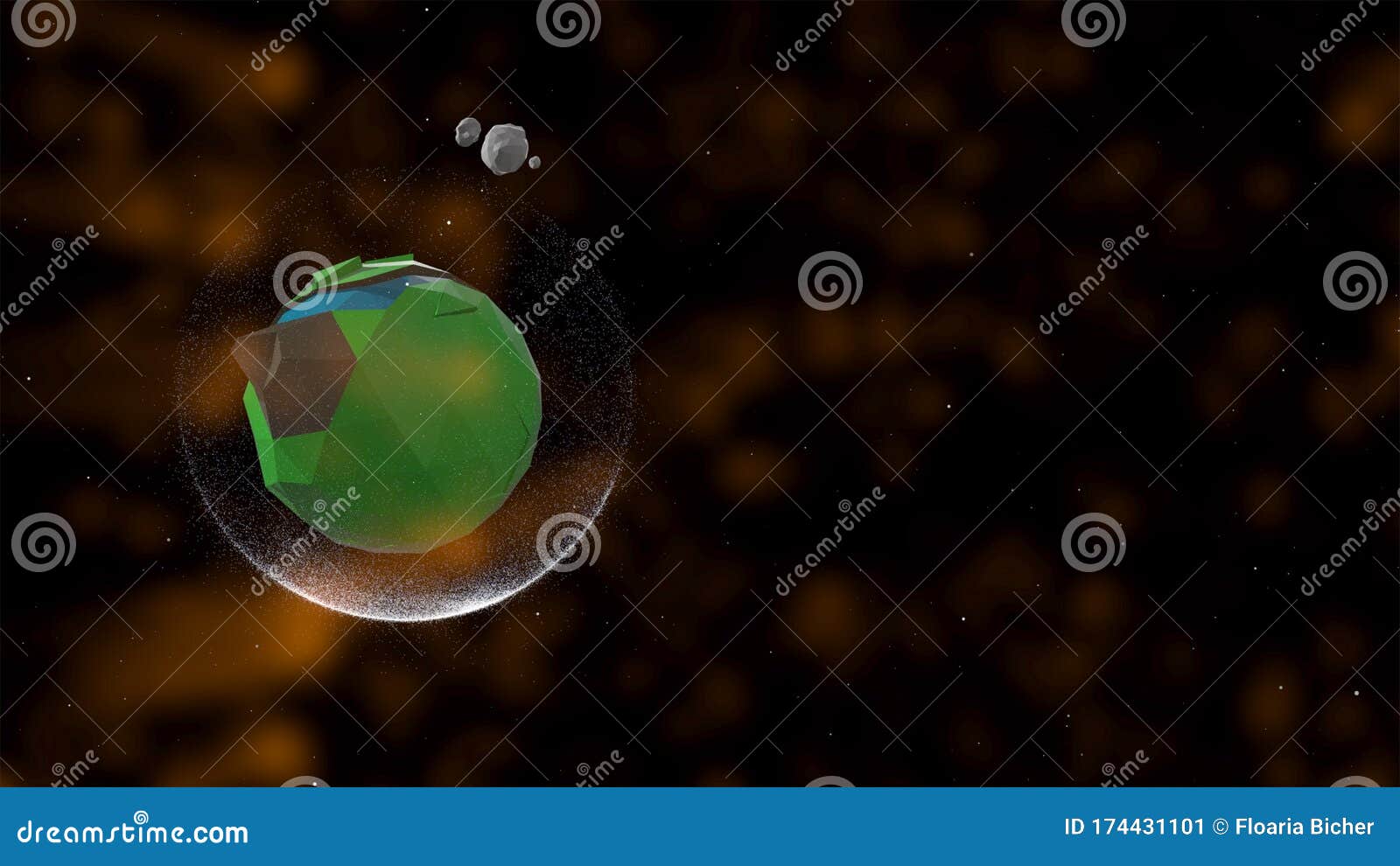 Rotating Polygonal Planet in Environment of Radiating Waves Against ...