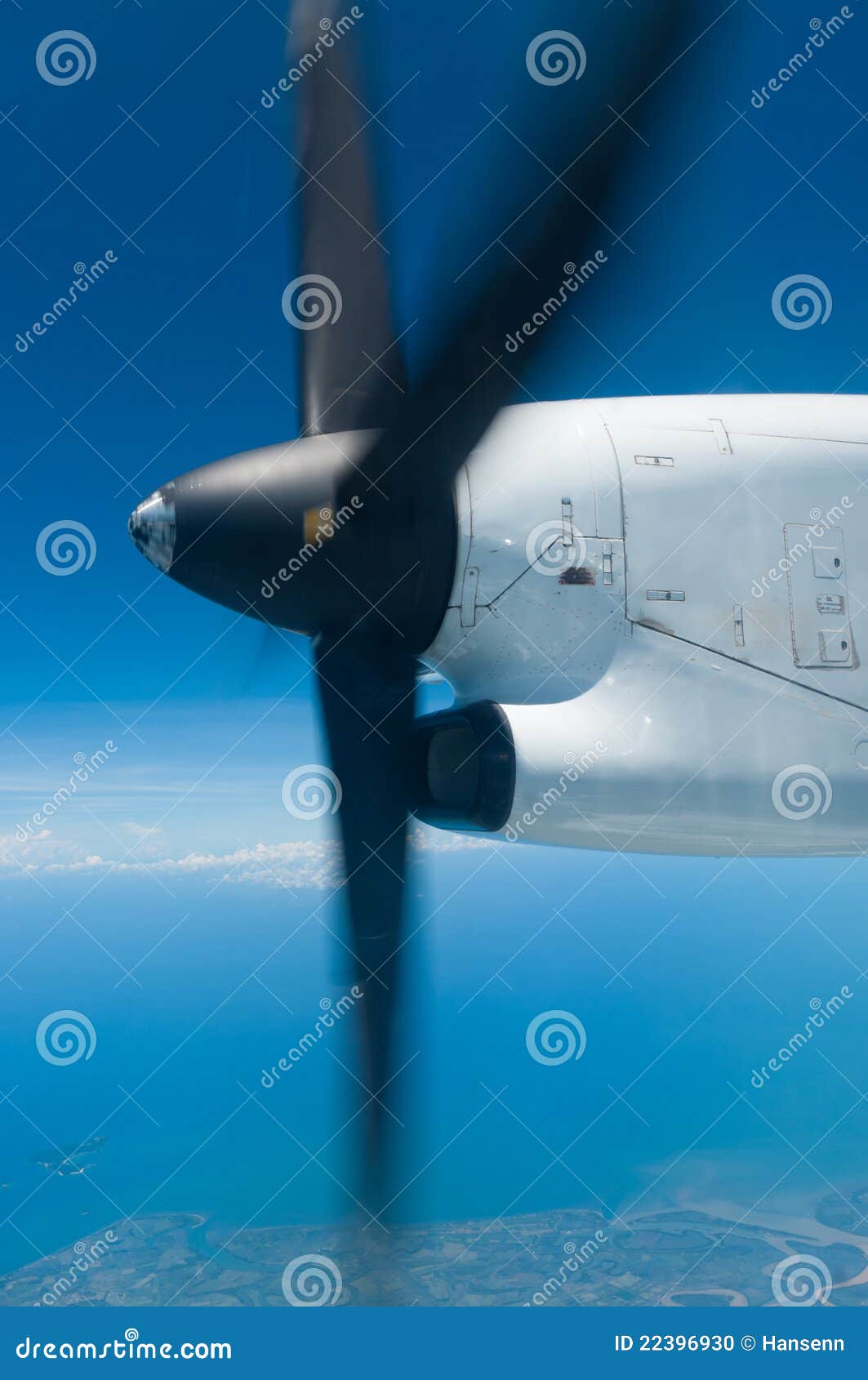 Rotating propeller stock photo. Image of aircraft, propeller - 22396930