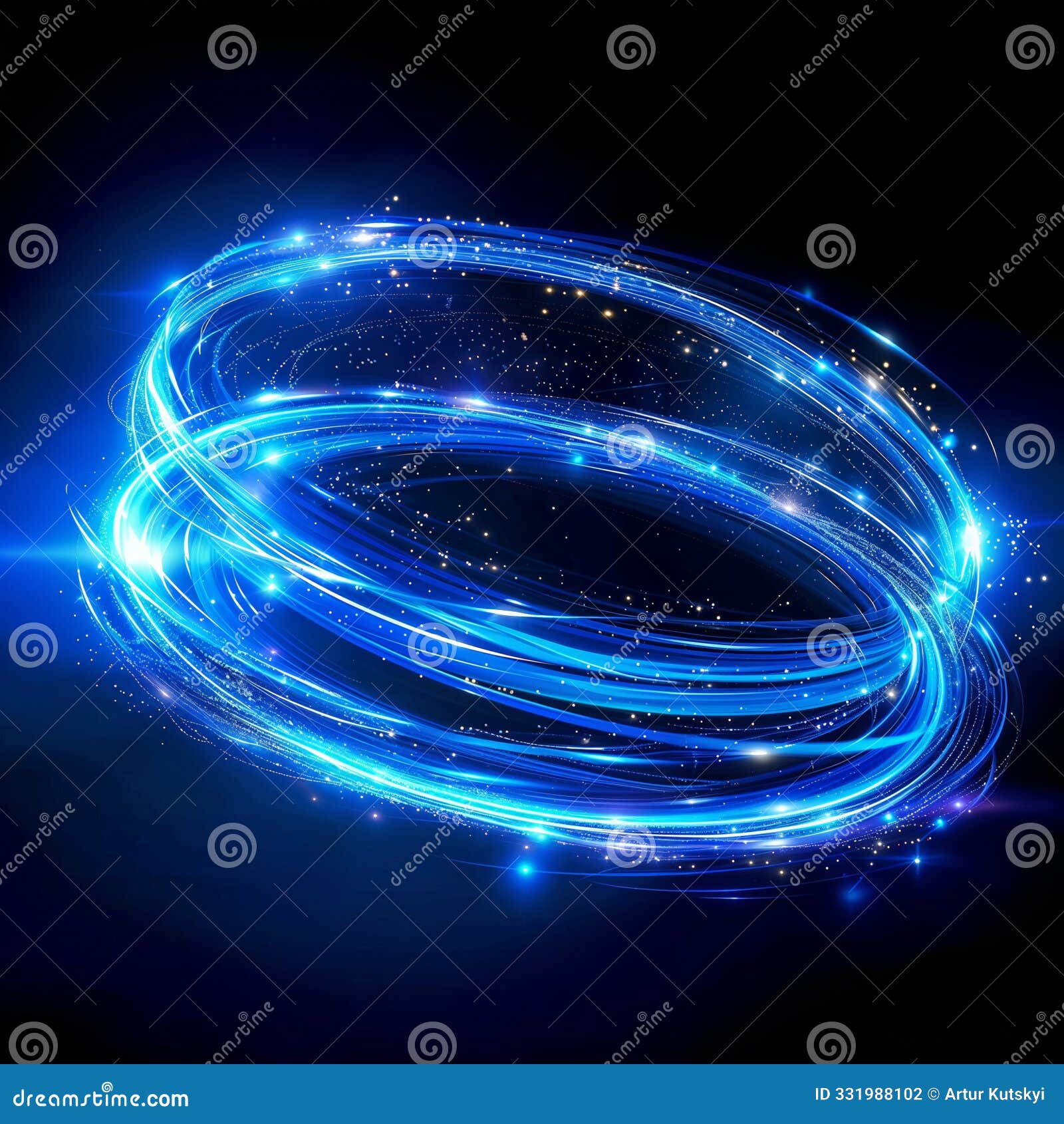 Rotating Rings with Dynamic Visual Patterns Stock Photo - Image of ...
