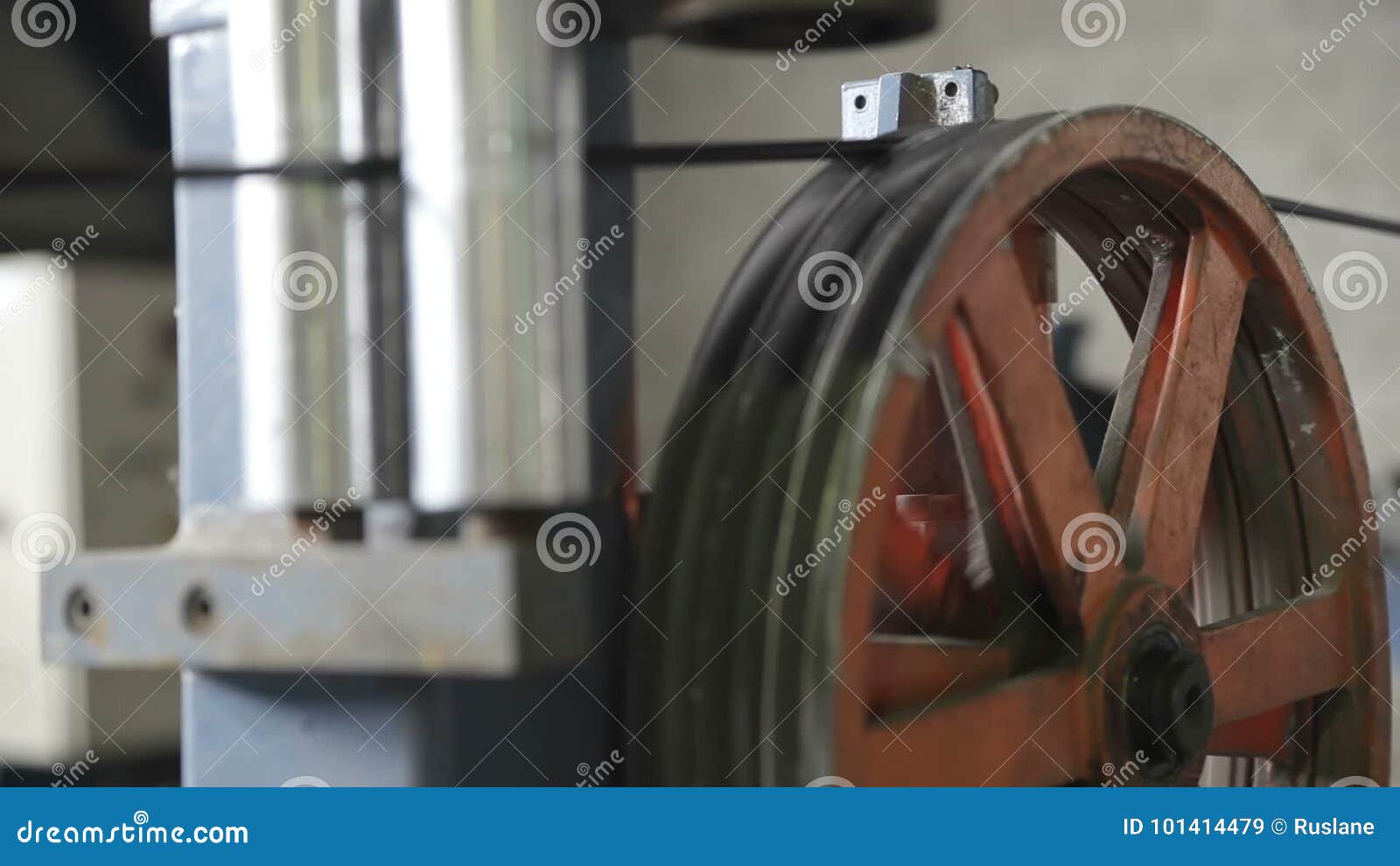 Rotating Rollers in Production Stock Video - Video of castor, plant ...