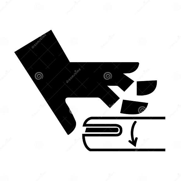 Rotating Shaft Black Icon,Vector Illustration, Isolate on White ...