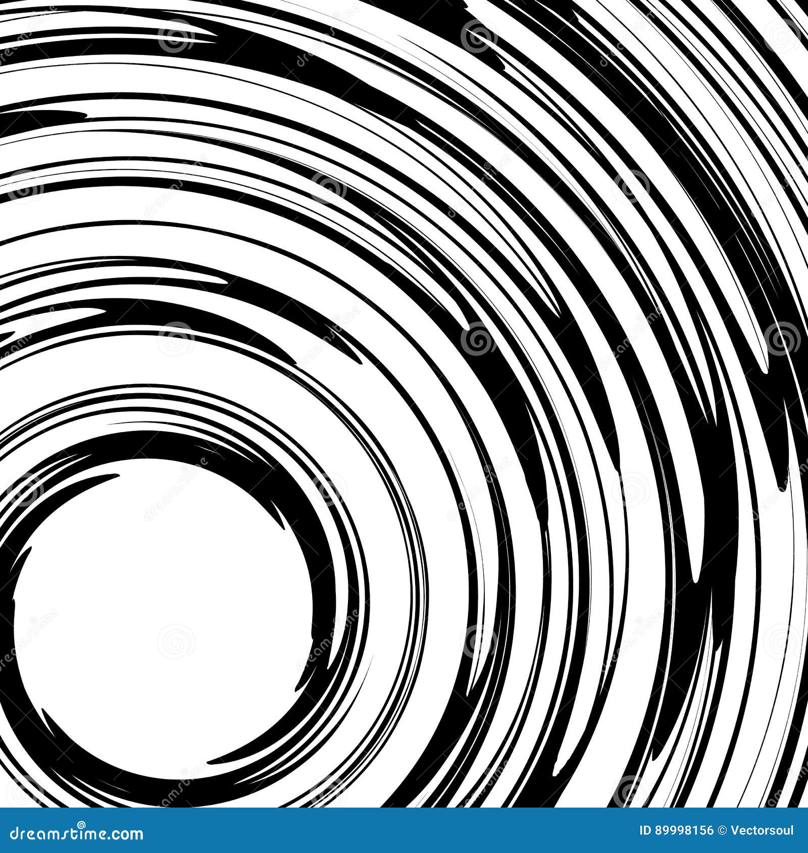 Rotating Spiral Element. Abstract Swirl, Vortex Shape Stock Vector ...