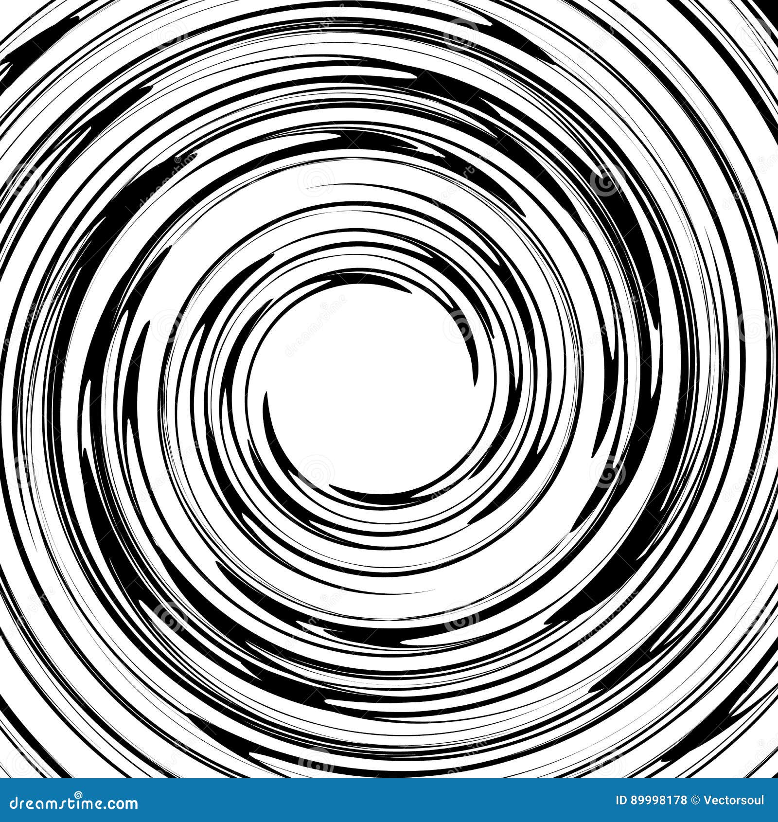 Rotating Spiral Element. Abstract Swirl, Vortex Shape Stock Vector ...
