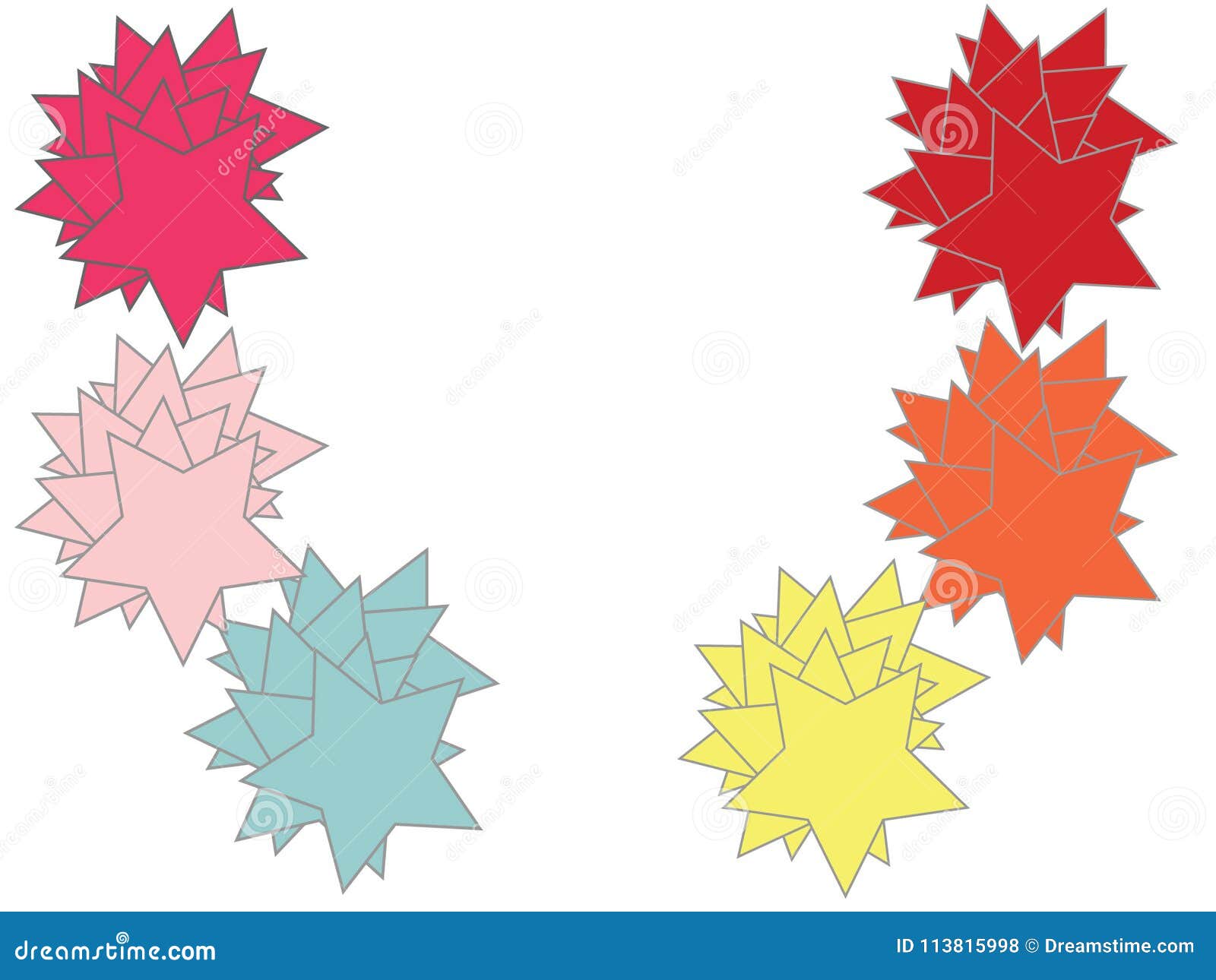 Rotating star stock illustration. Illustration of gradientnthis - 113815998