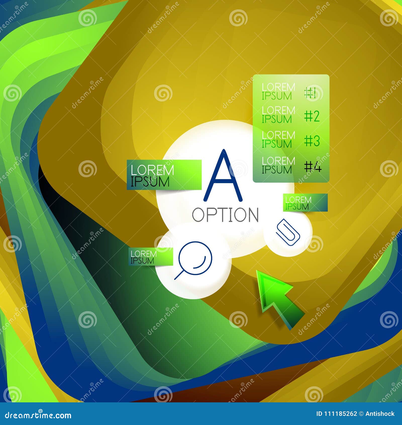 Rotating Swirl Square Background, Color Rectangles With Stepping ...