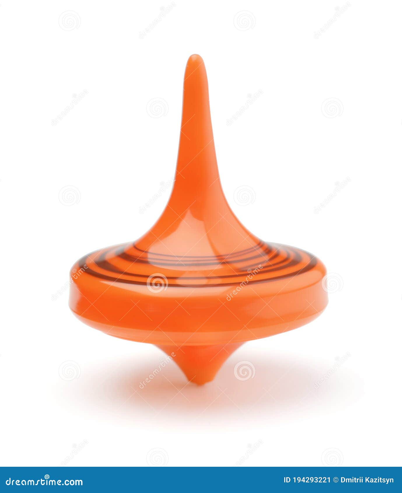 Rotating Toy Spinning Top Isolated Stock Image - Image of antique ...