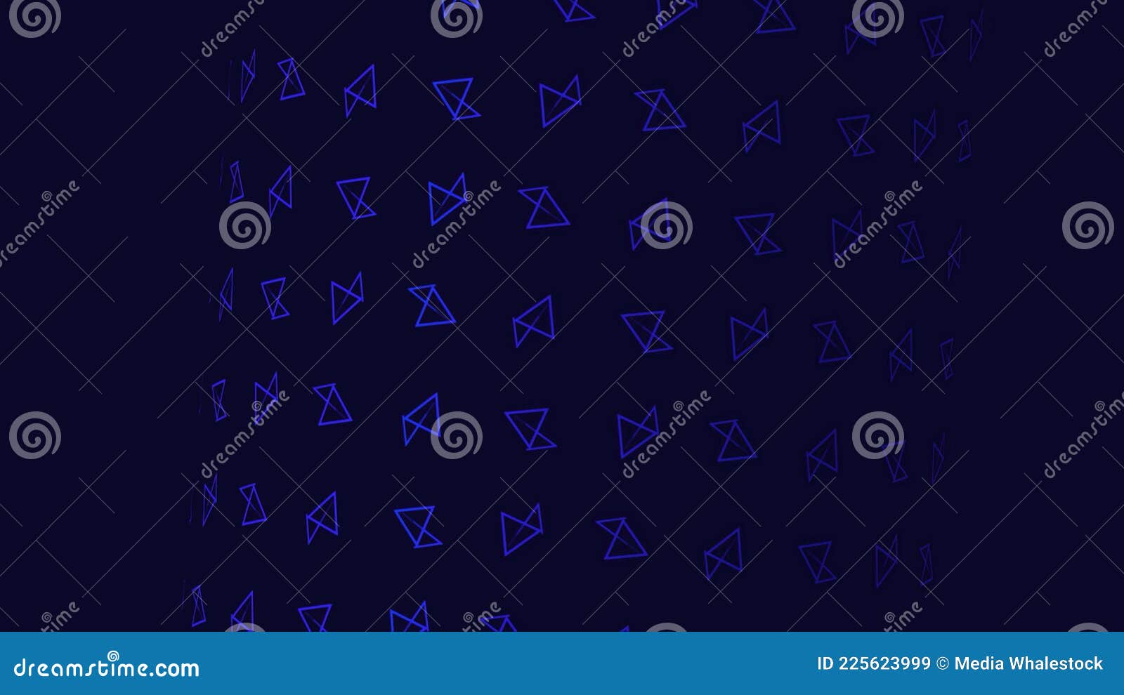 Rotating Triangles Form Figure. Motion. Simple Small Triangles Rotate ...