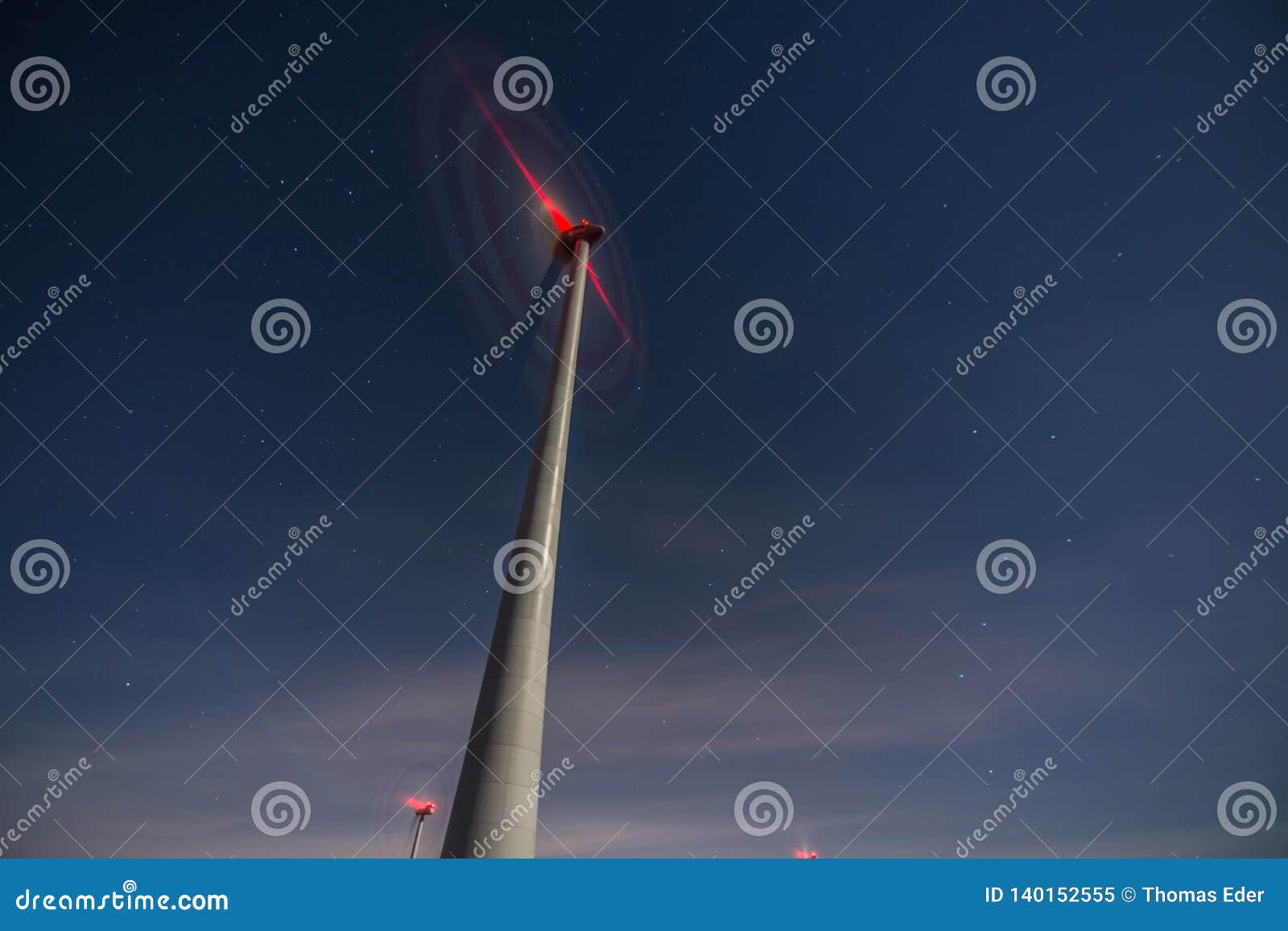 Rotating windmill stock image. Image of night, glowing - 140152555