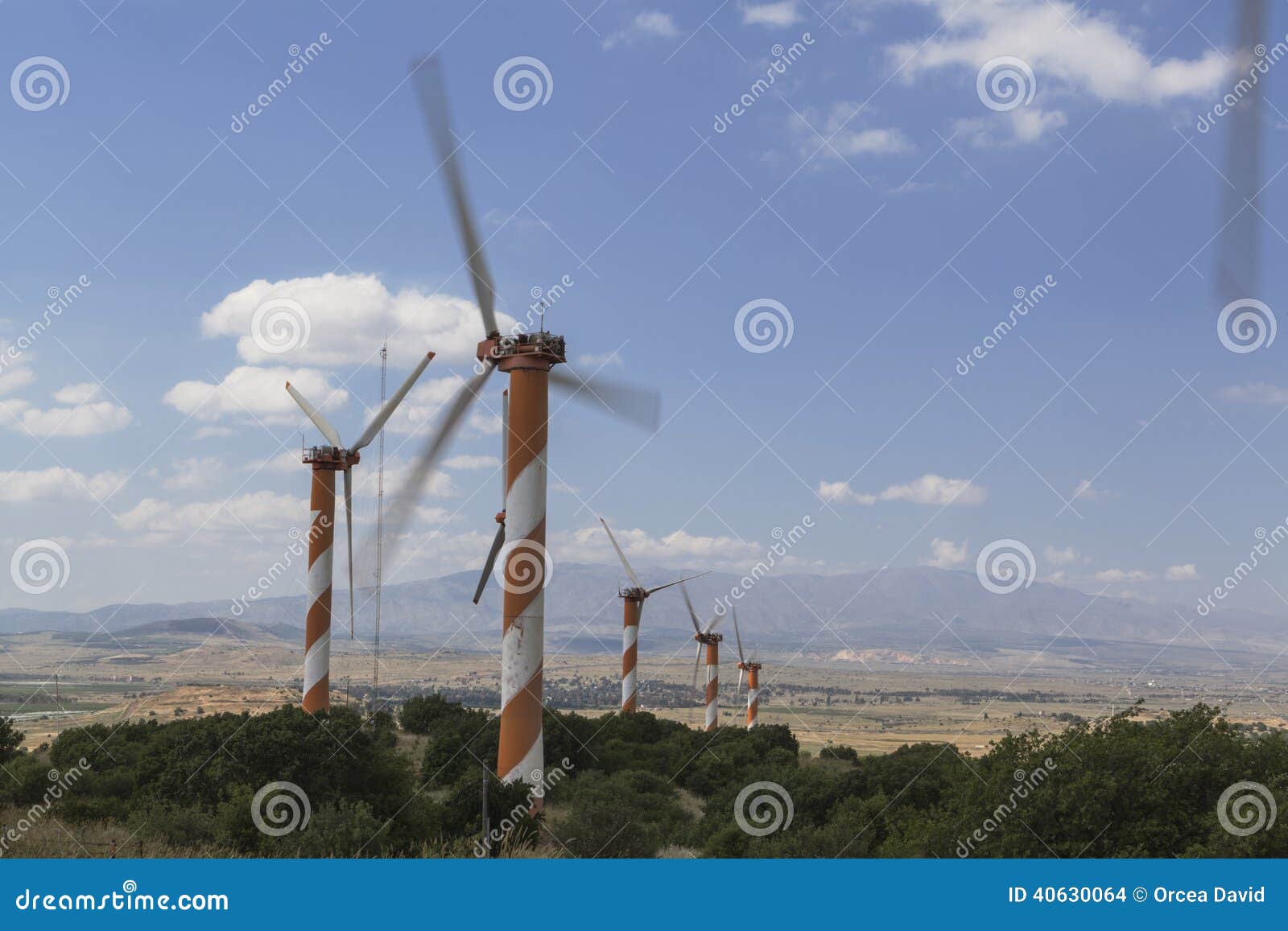 Rotating Windmill stock photo. Image of propeller, blue - 40630064