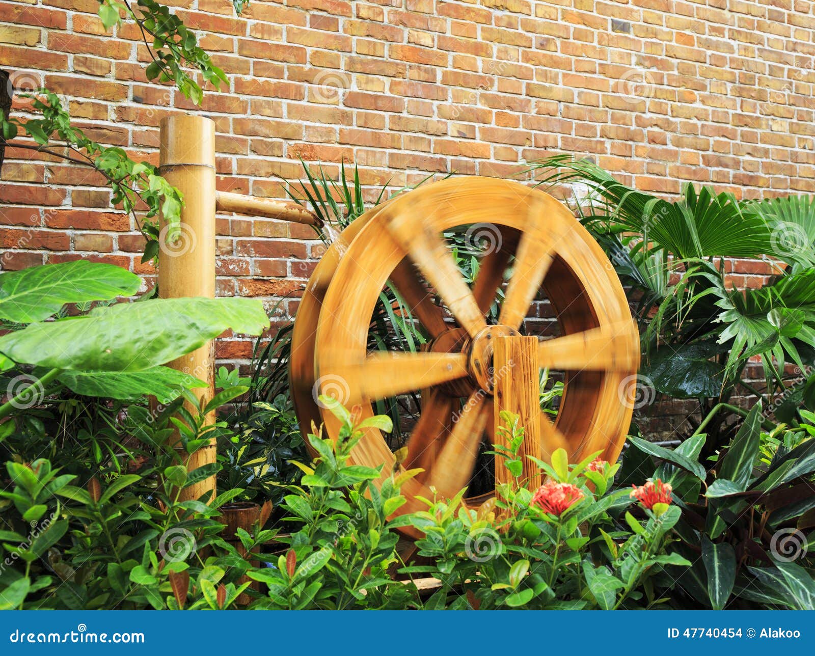 Water wheel stock photo. Image of spinning, wooden, technology - 47740454