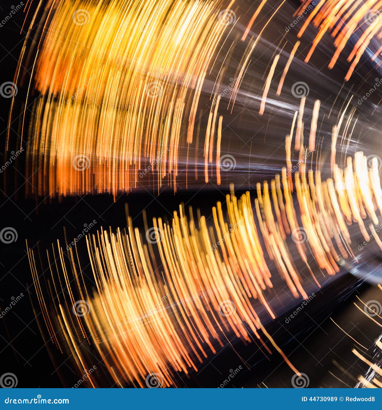 Rotating Yellow and Black Circular Light Blur Stock Image - Image of ...