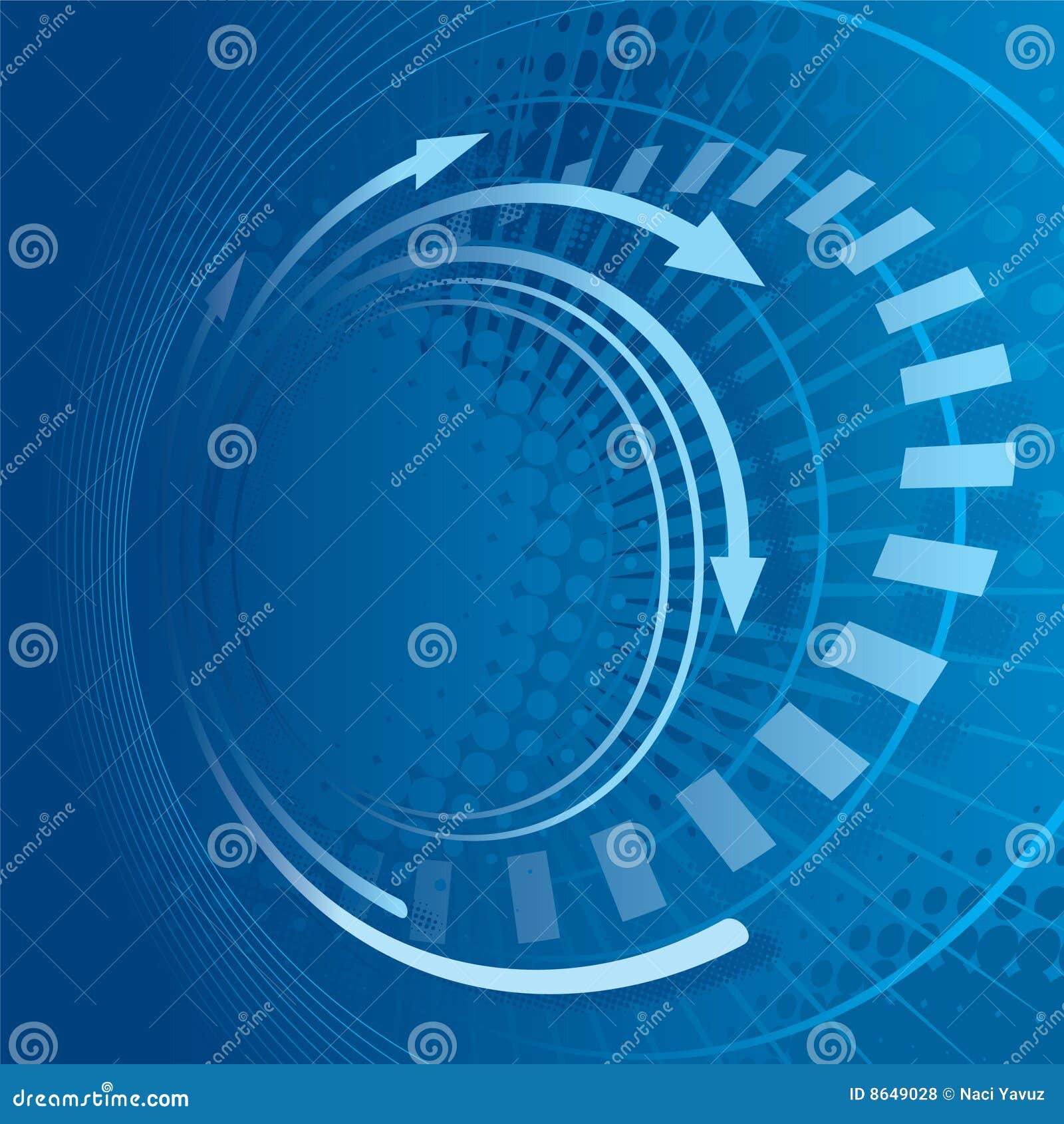 Rotation stock vector. Illustration of loop, painting - 8649028