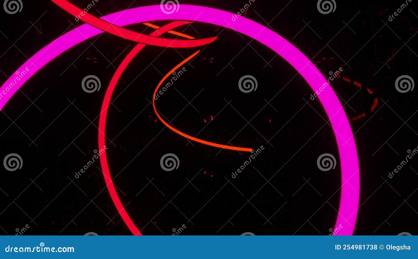 Rotation of Abstract Serpentine VJ Loop Stock Footage - Video of ...