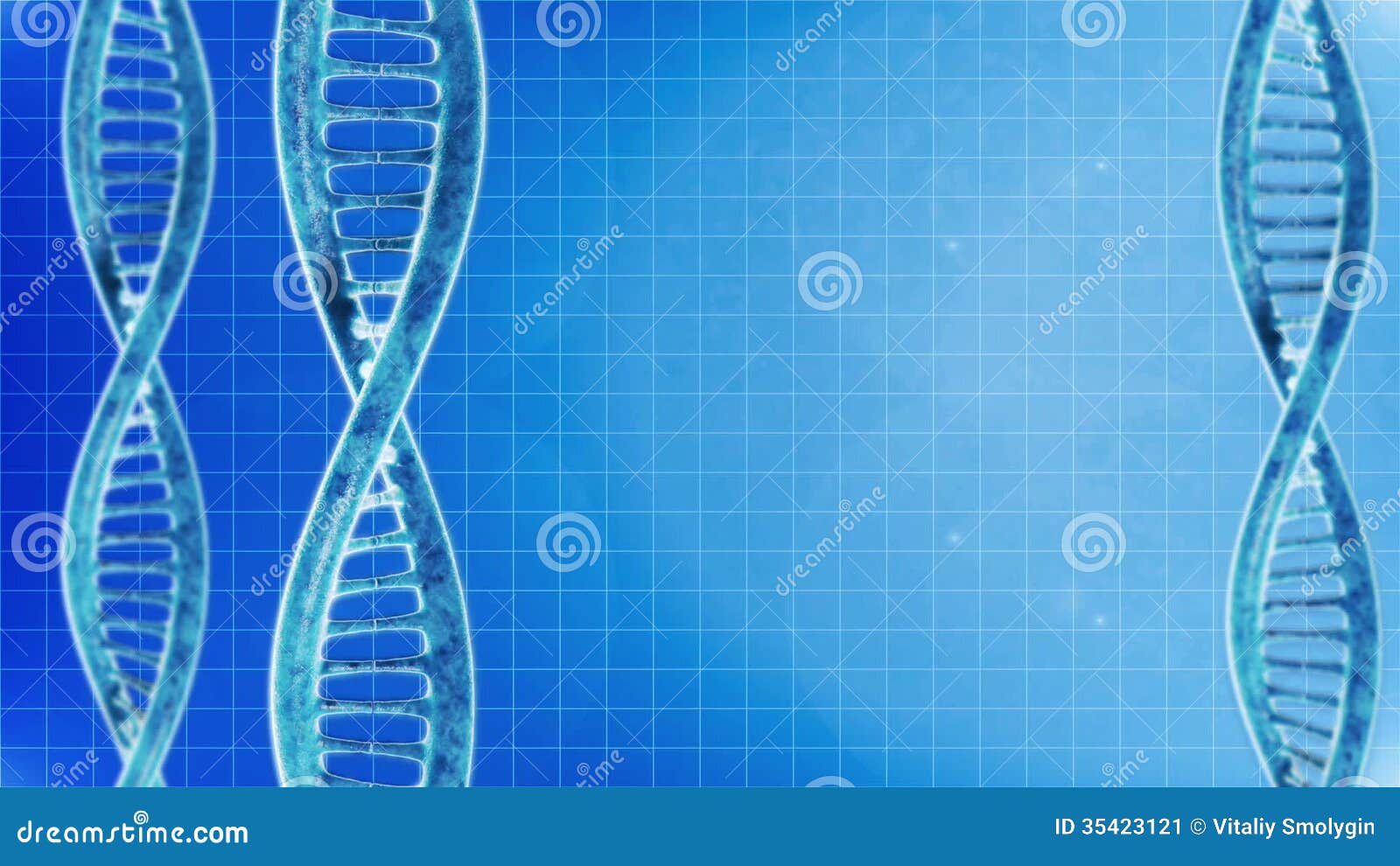 Rotation of the DNA Molecules Stock Footage - Video of animation, loops ...