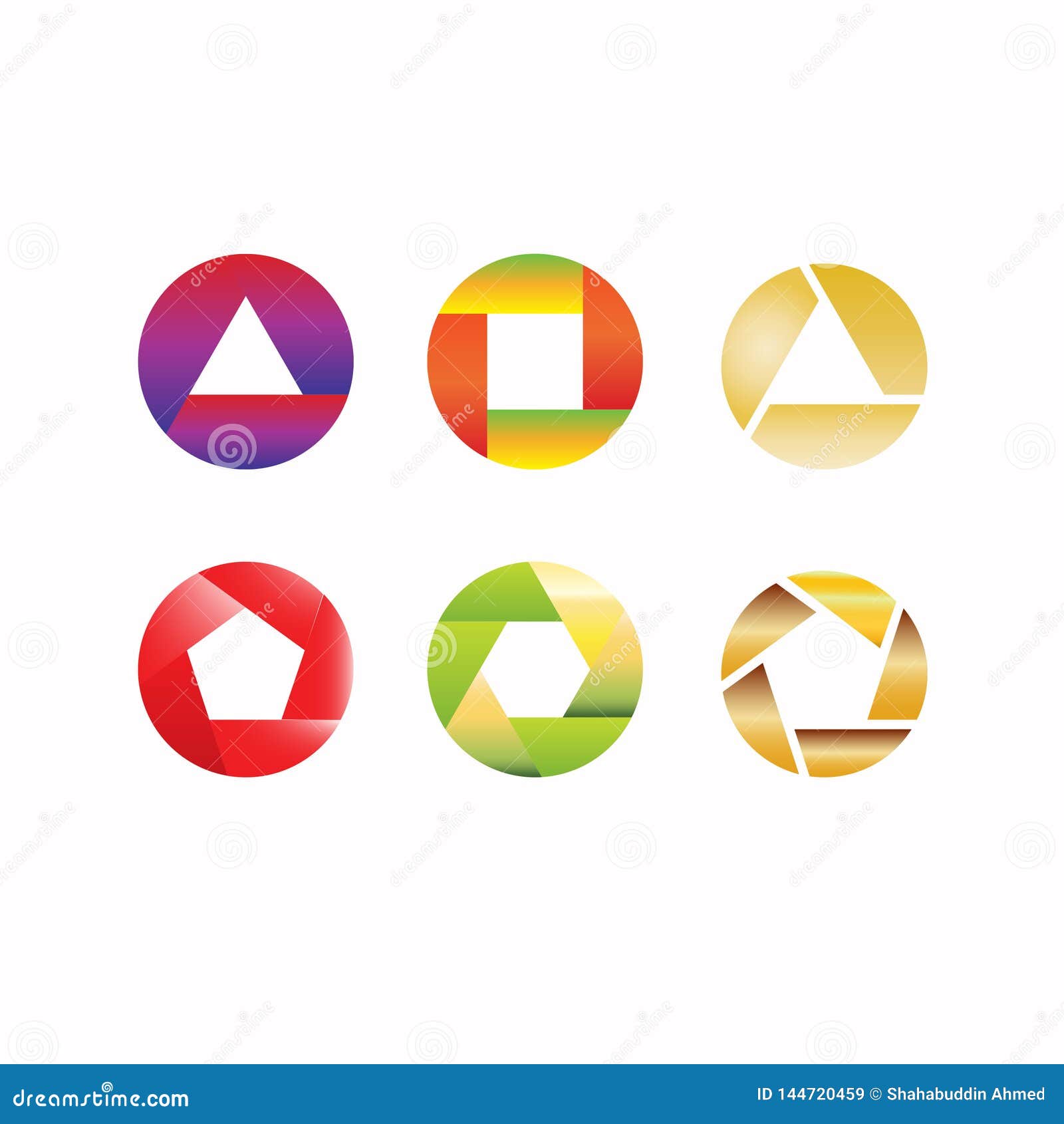 Rotation Icon Logo Design. Six Icon or Logo Vector Design. Stock Vector ...
