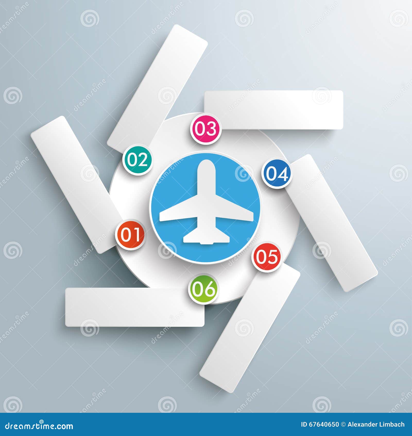 Infographic Plane Vector Illustration Business Travel. Airplane ...