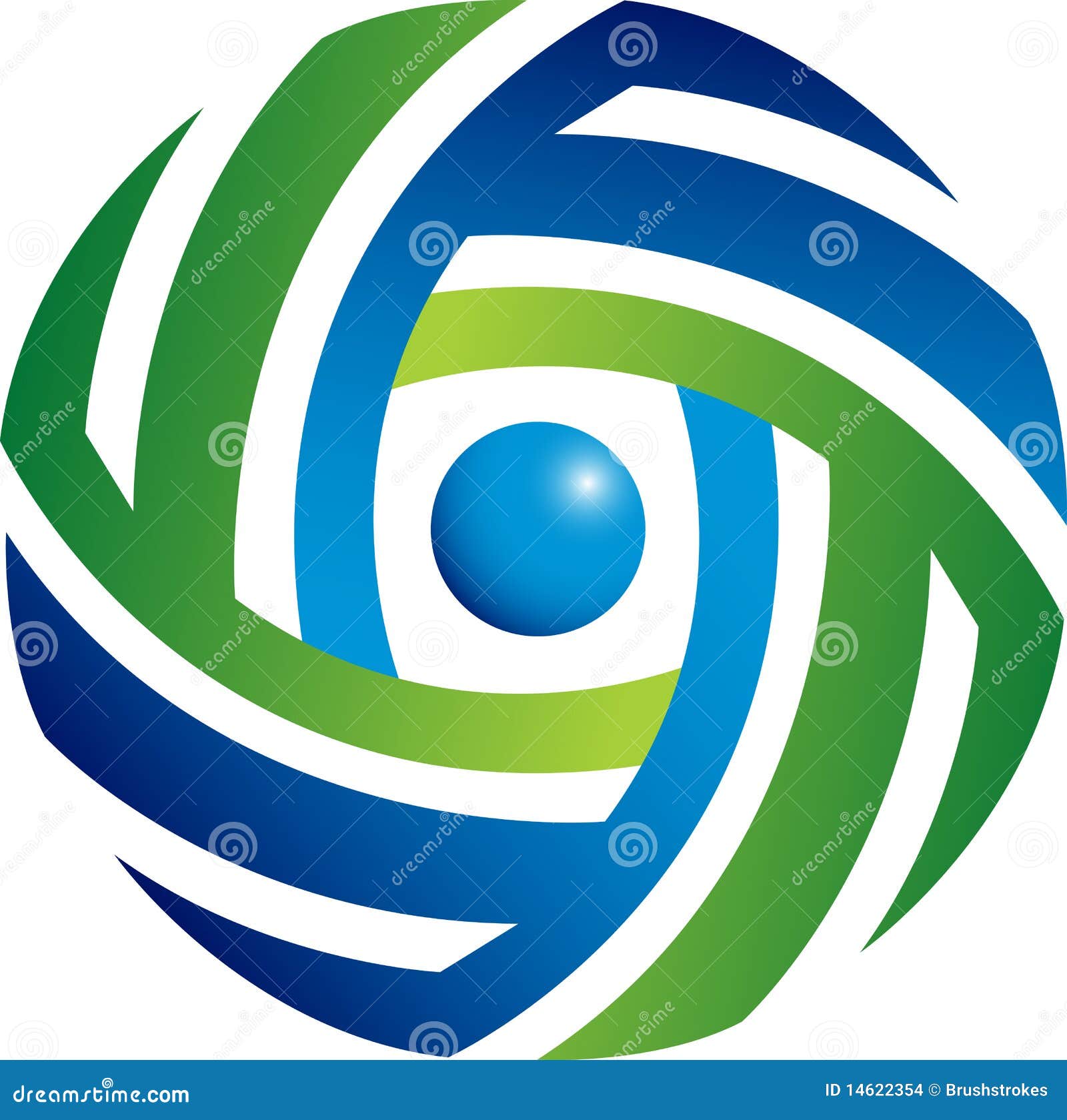 Rotation logo stock illustration. Illustration of company - 14622354