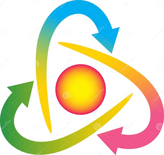 Rotation logo stock vector. Illustration of recyclable - 15630059