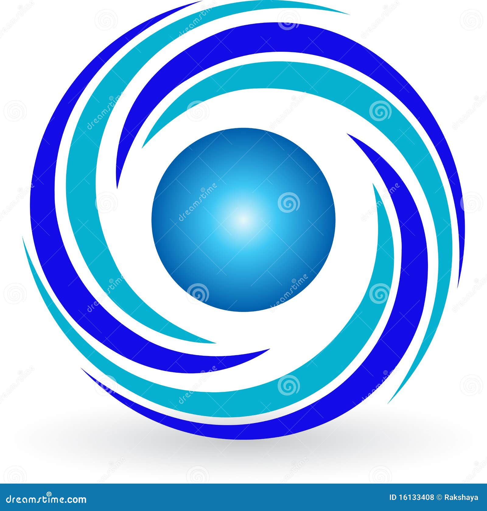 Rotation logo stock illustration. Illustration of curve - 16133408