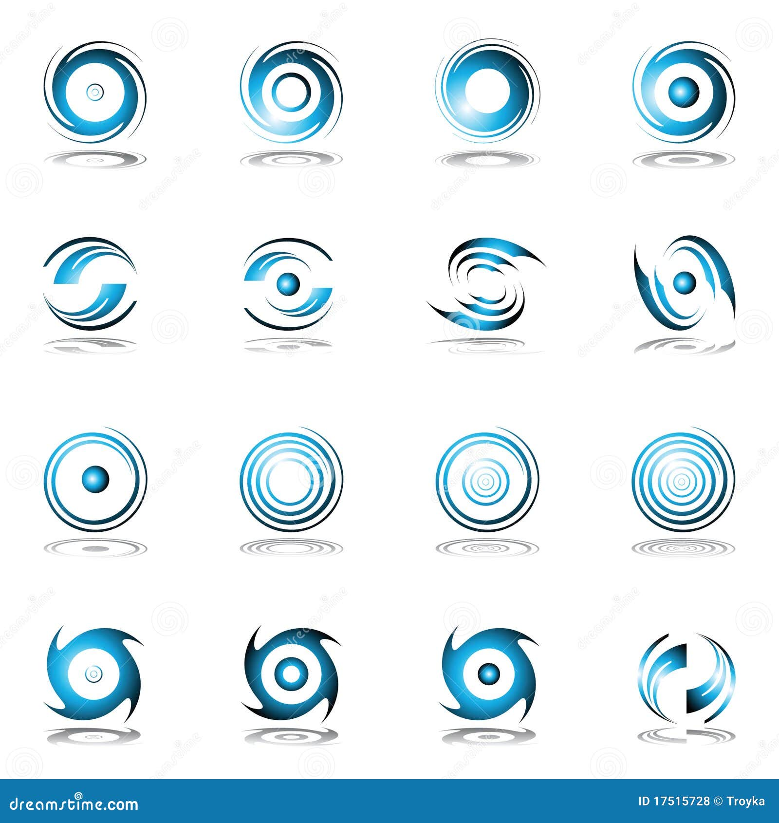 Rotation Movement. Design Elements. Stock Vector - Illustration of ...