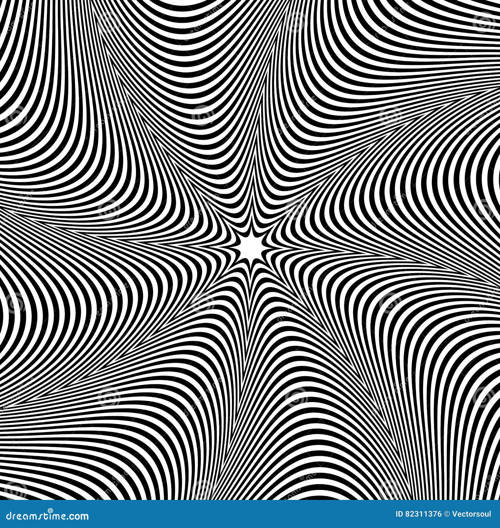 Rotation Pattern, Circular Background. Radiating Lines Abstract Stock ...