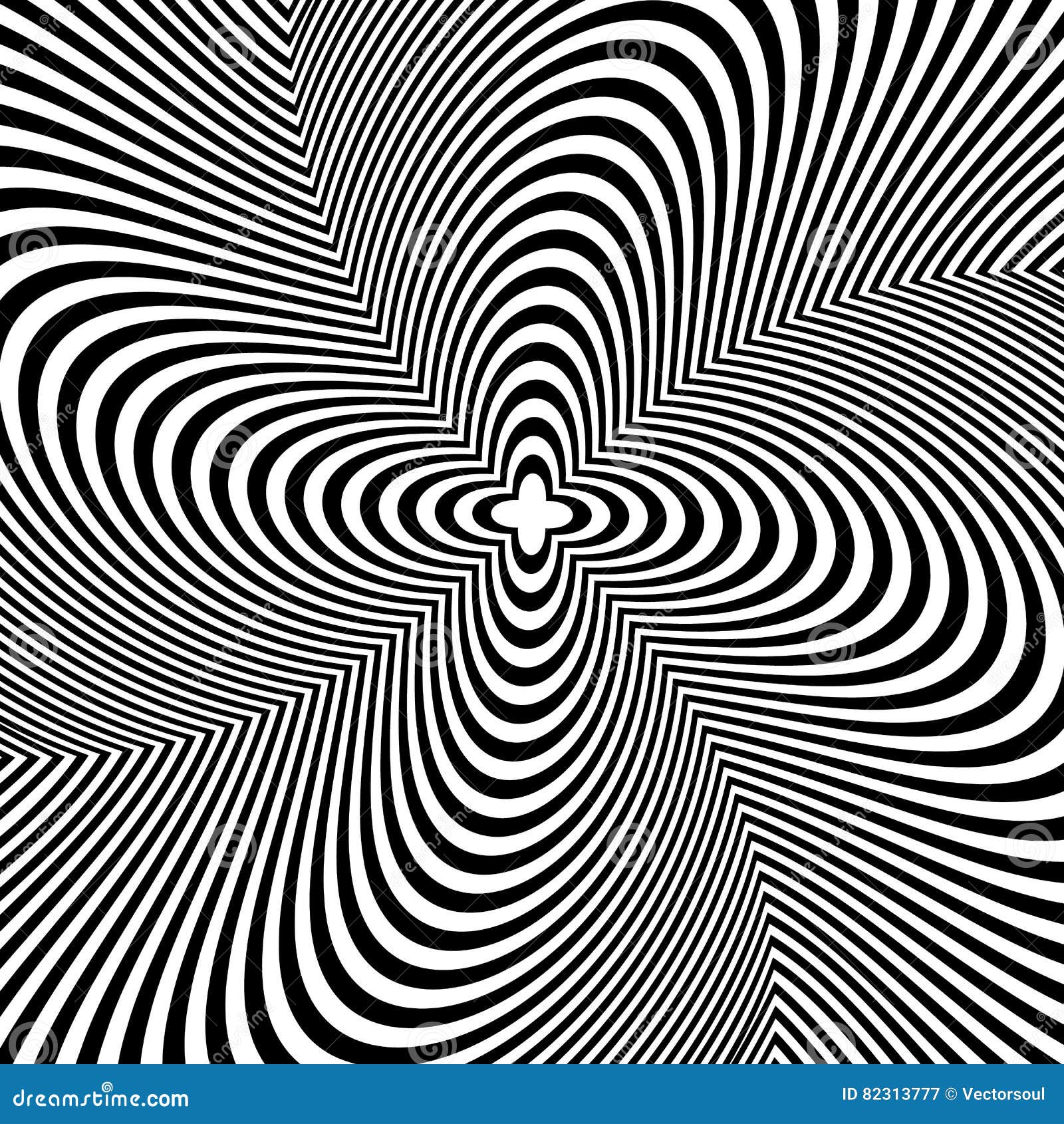 Rotation Pattern, Circular Background. Radiating Lines Abstract Stock ...