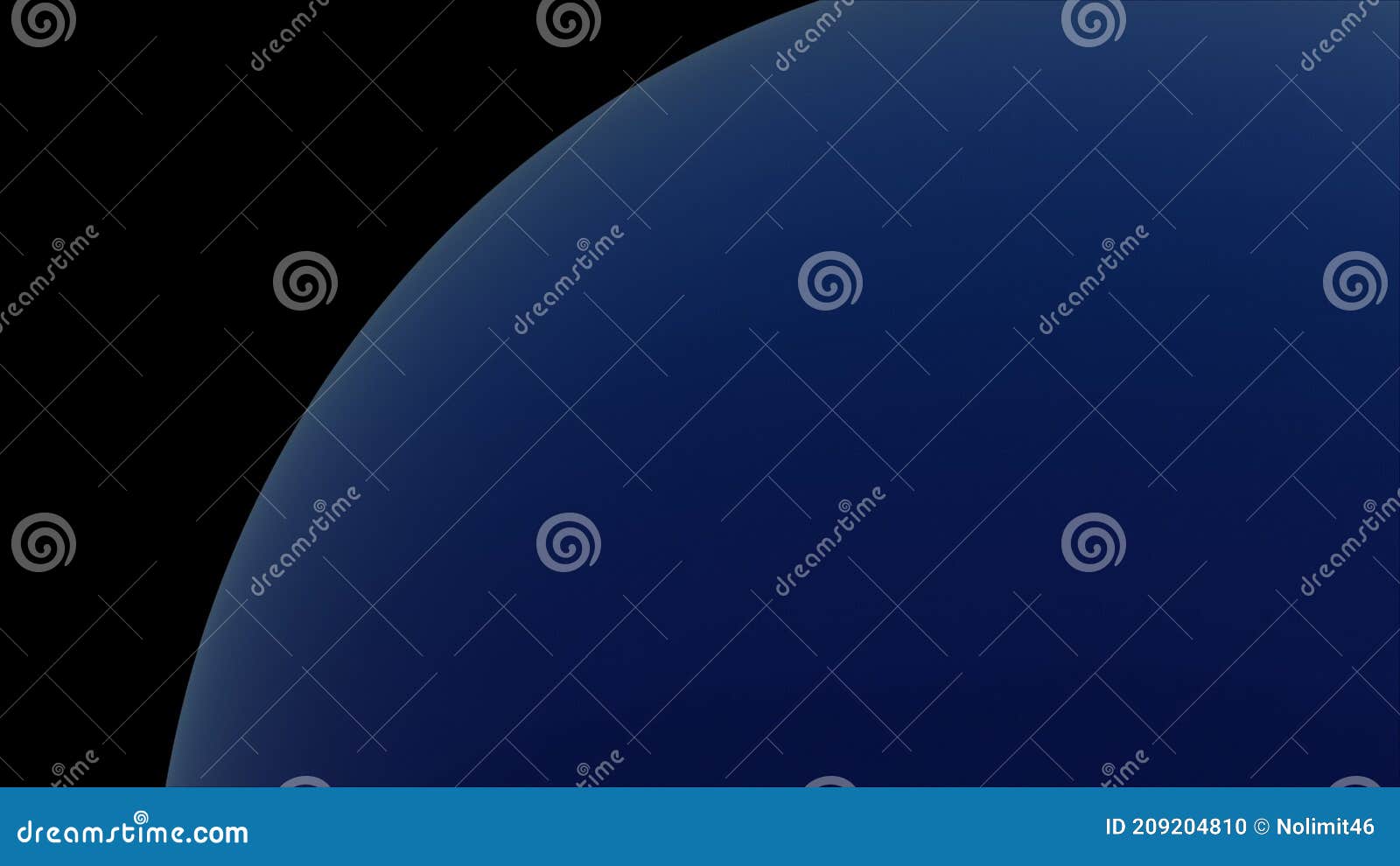 Neptune. Realistic Planet Of The Solar System Vector Illustration ...