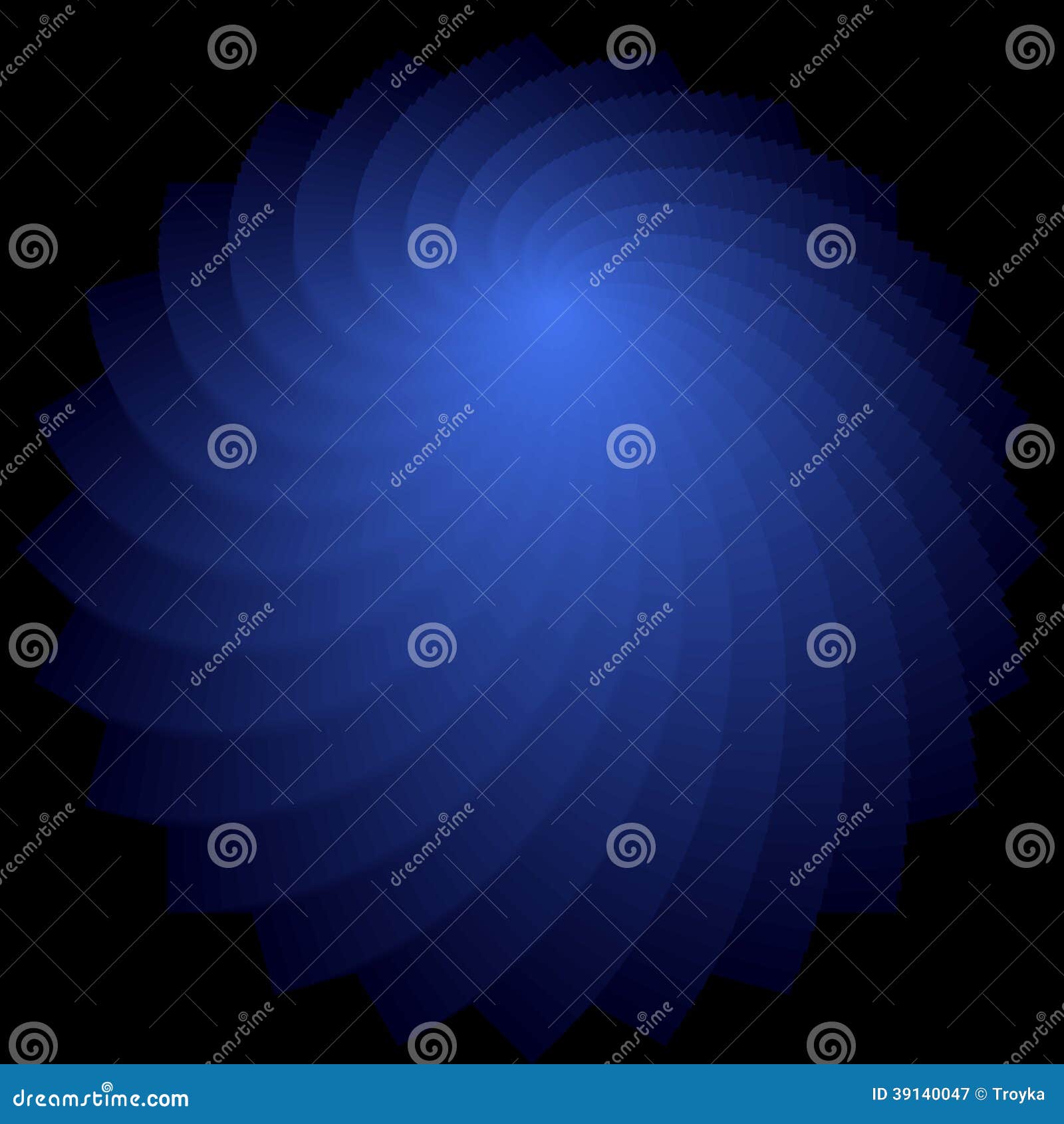 Rotation Shape. Abstract Deep Blue Backdrop Stock Vector - Illustration ...