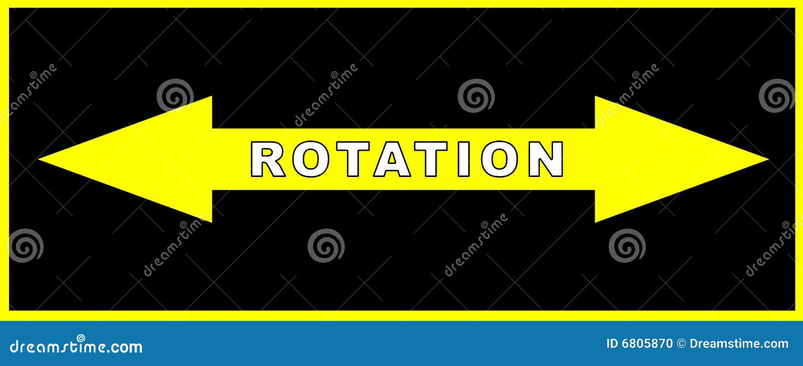 Rotation Sign stock illustration. Illustration of industrie - 6805870