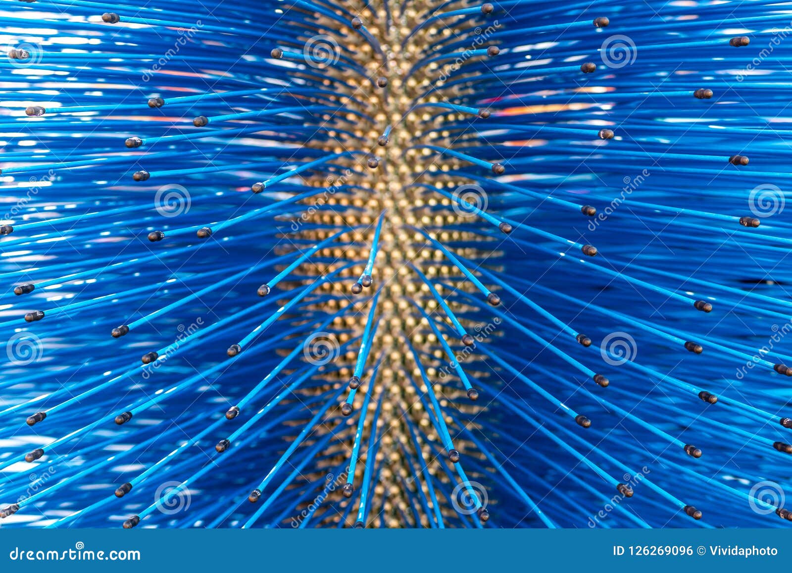 Rotative Mechanical Thinning Machine Stock Photo - Image of machine ...