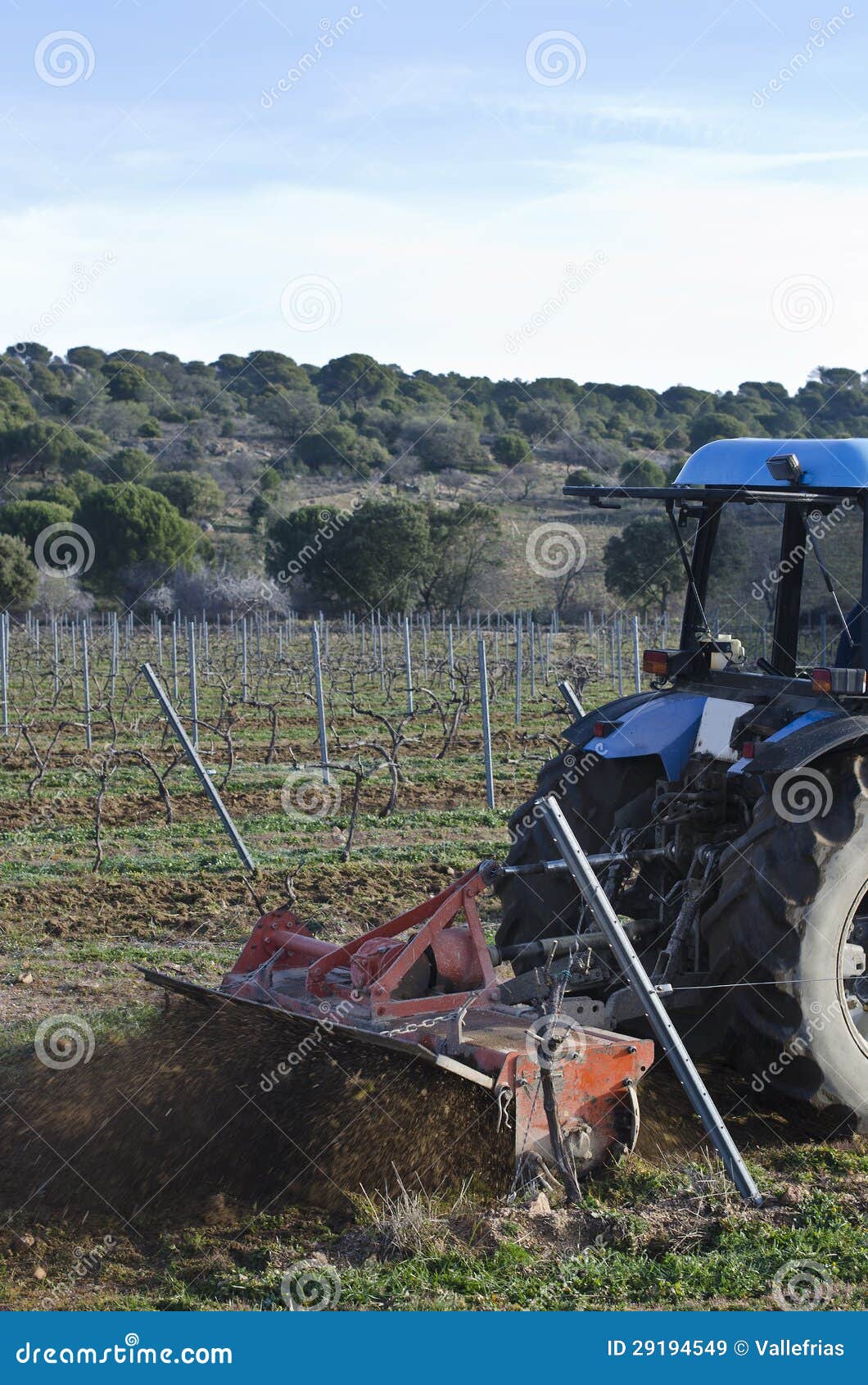 Rotavator imagem de stock. Imagem de fazenda, escala - 29194549