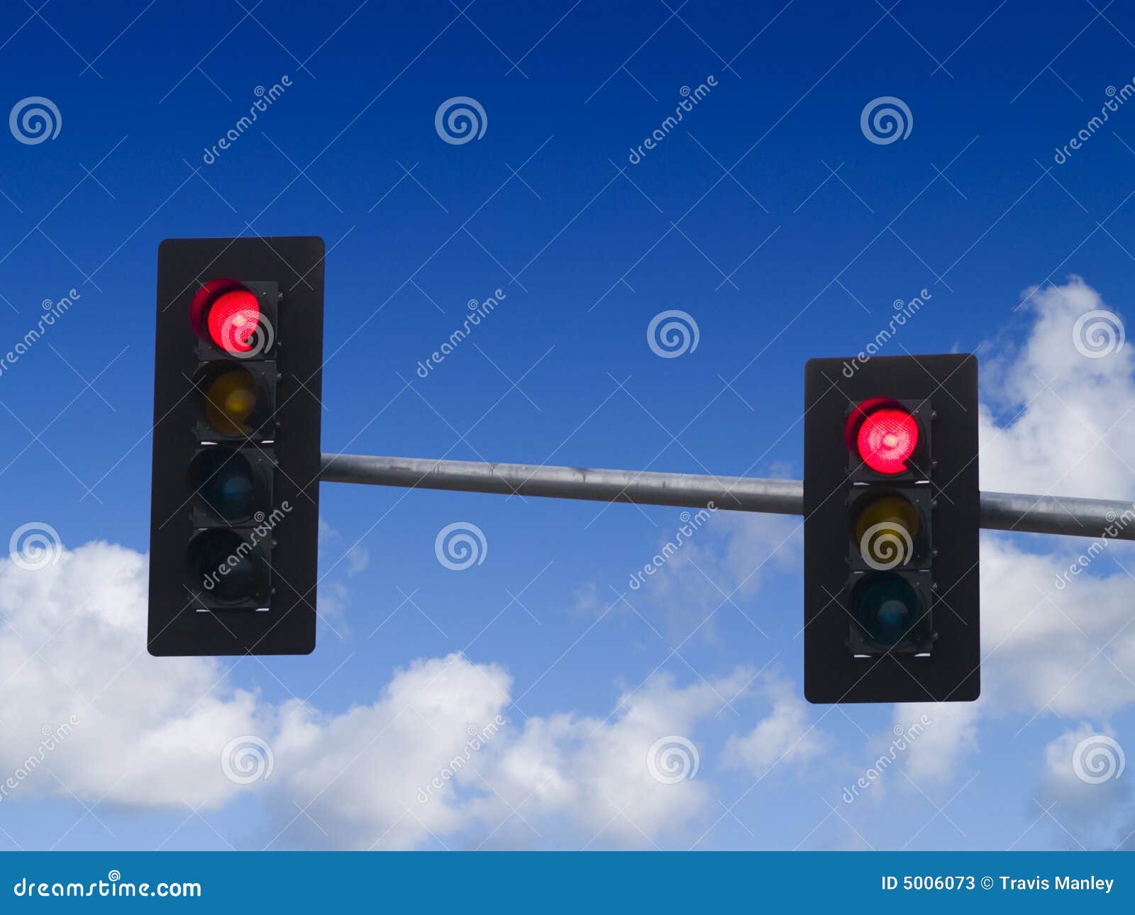 Rote Ampel stockbild. Bild von signal, ende, verkehr, erlaubnis - 5006073