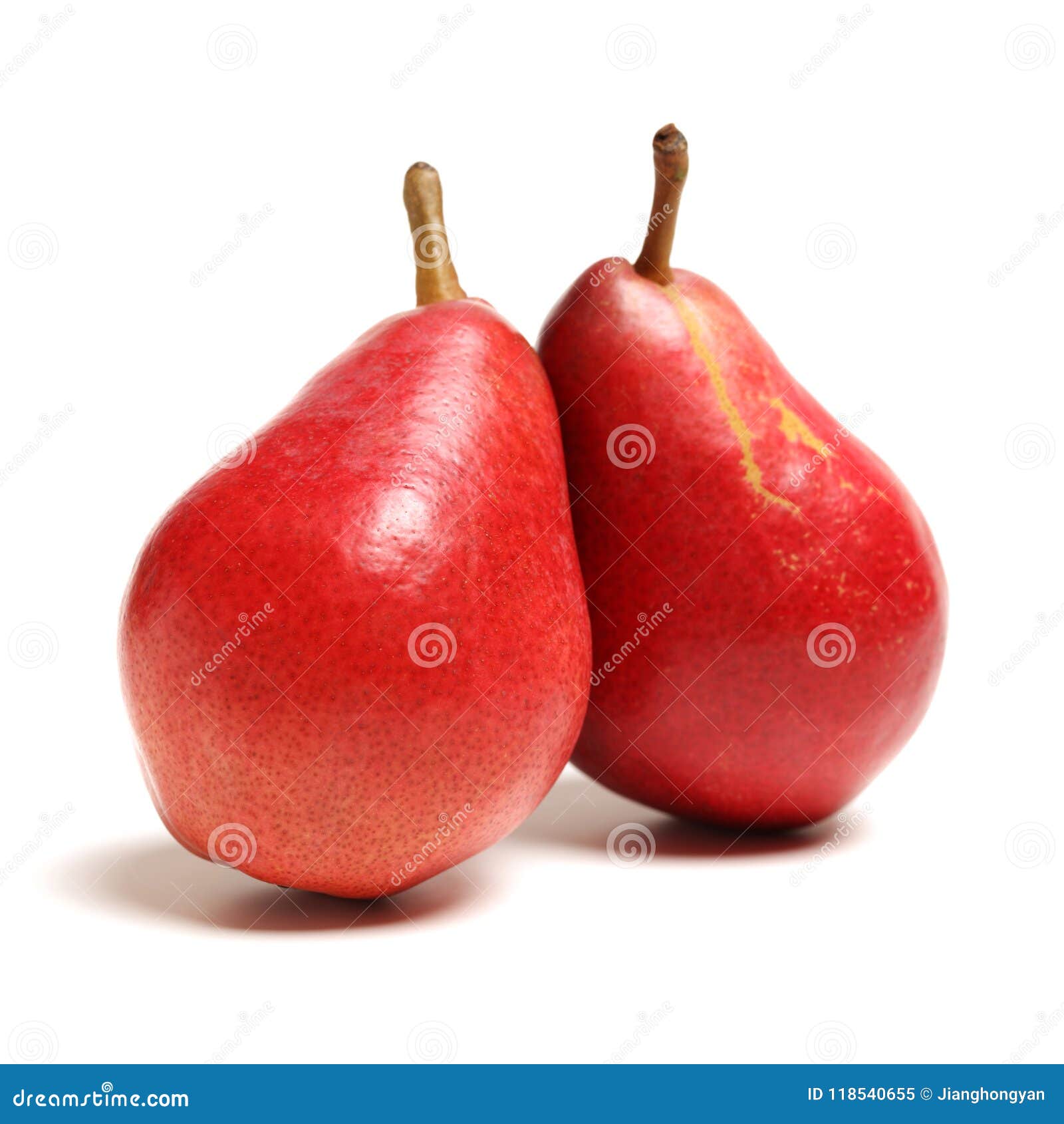 Rote Birne stockbild. Bild von getrennt, weiblich, schnitt - 118540655