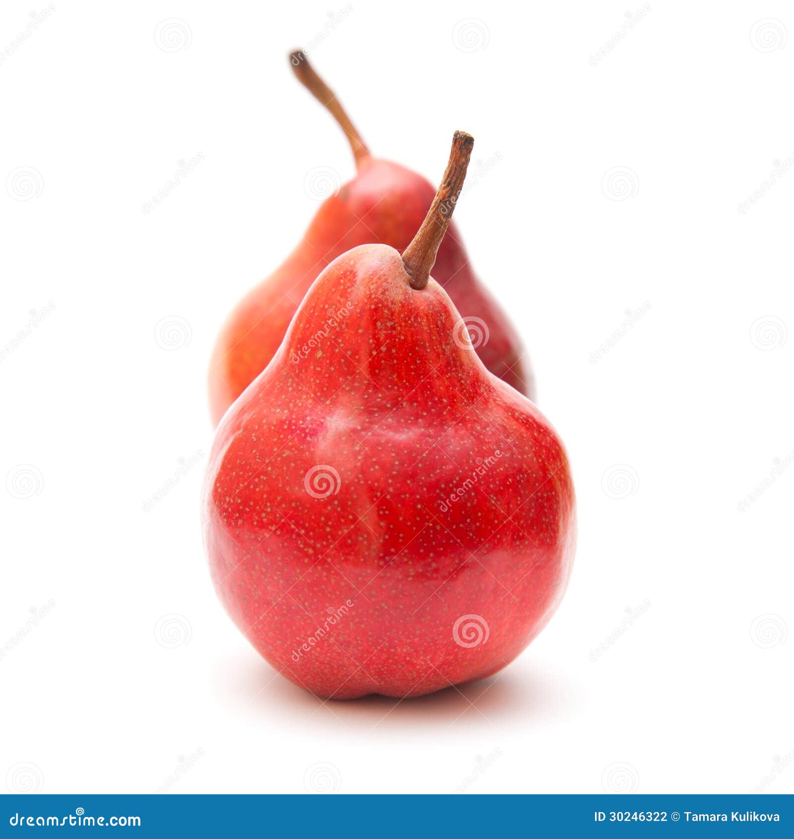 Rote Birne stockfoto. Bild von nahrung, erzeugnis, getreide - 30246322