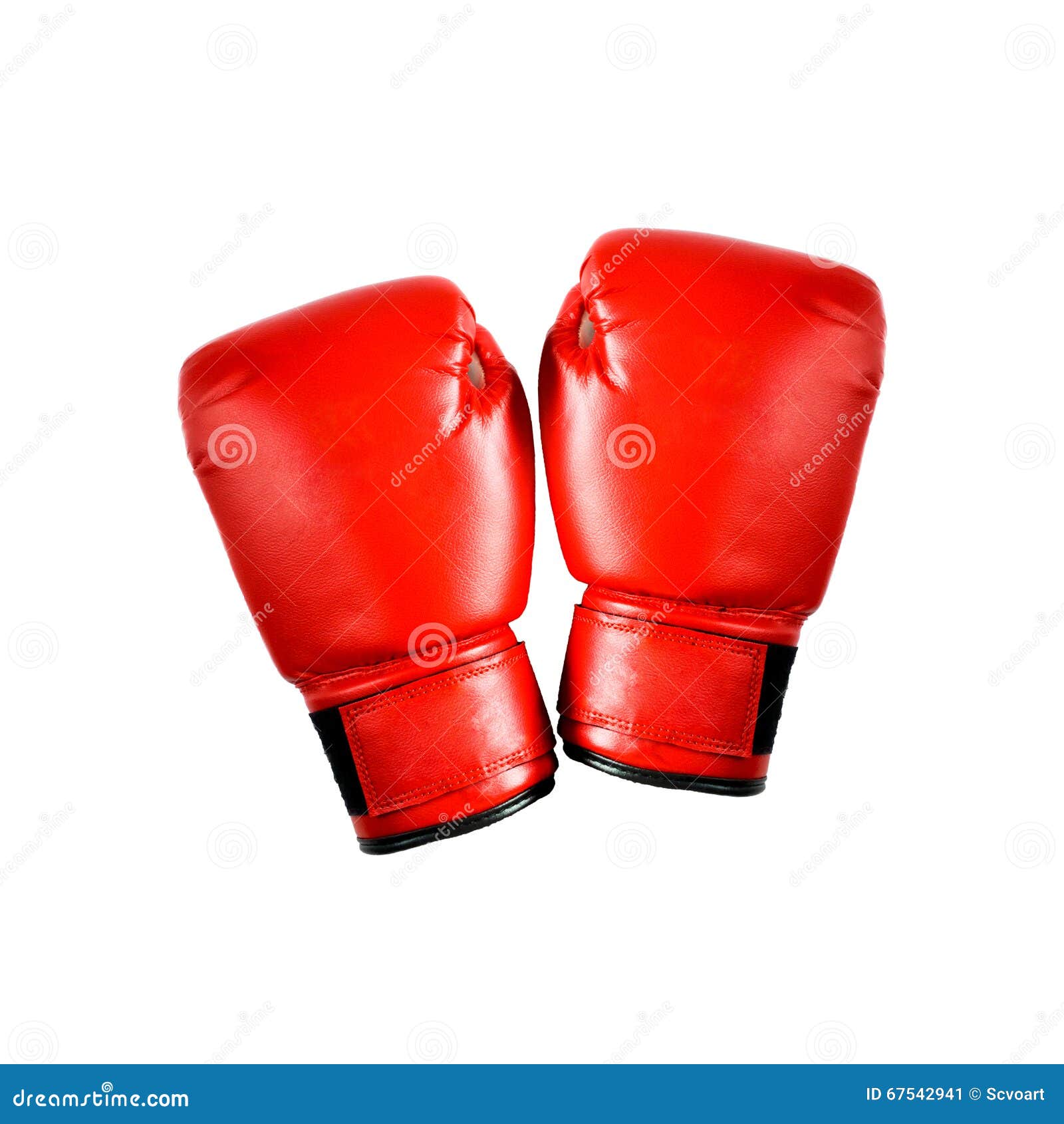 Rote Boxhandschuhe Auf Weißem Hintergrund Stockbild - Bild von ...