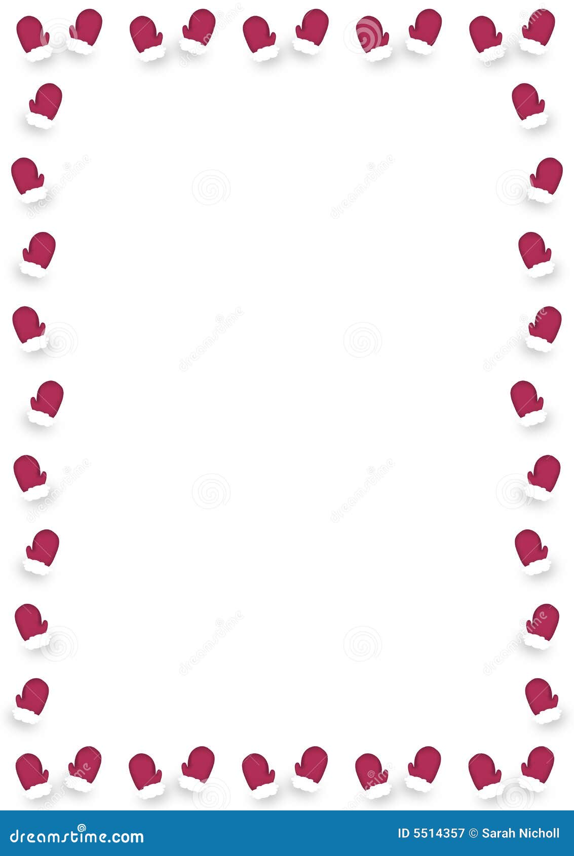 Rote Handschuh-Grenze 1 Bild. Bild: 5514357