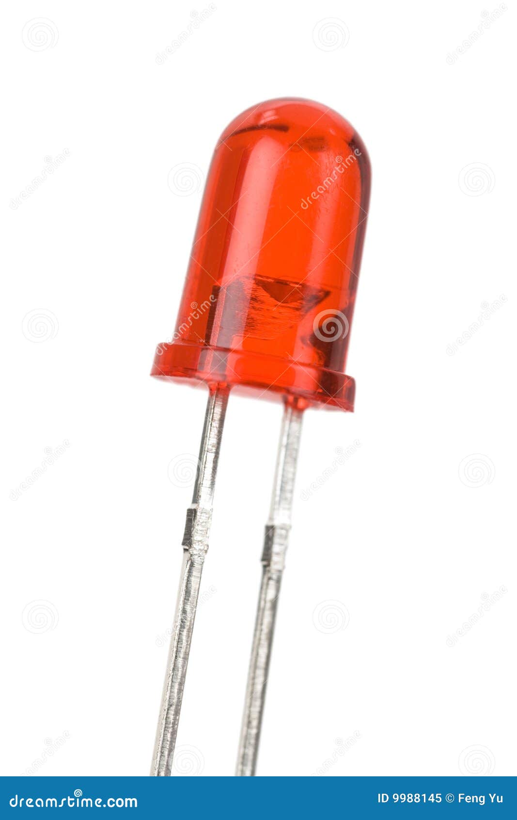 Rote LED stockbild. Bild von elektronik, geführt, technologie - 9988145