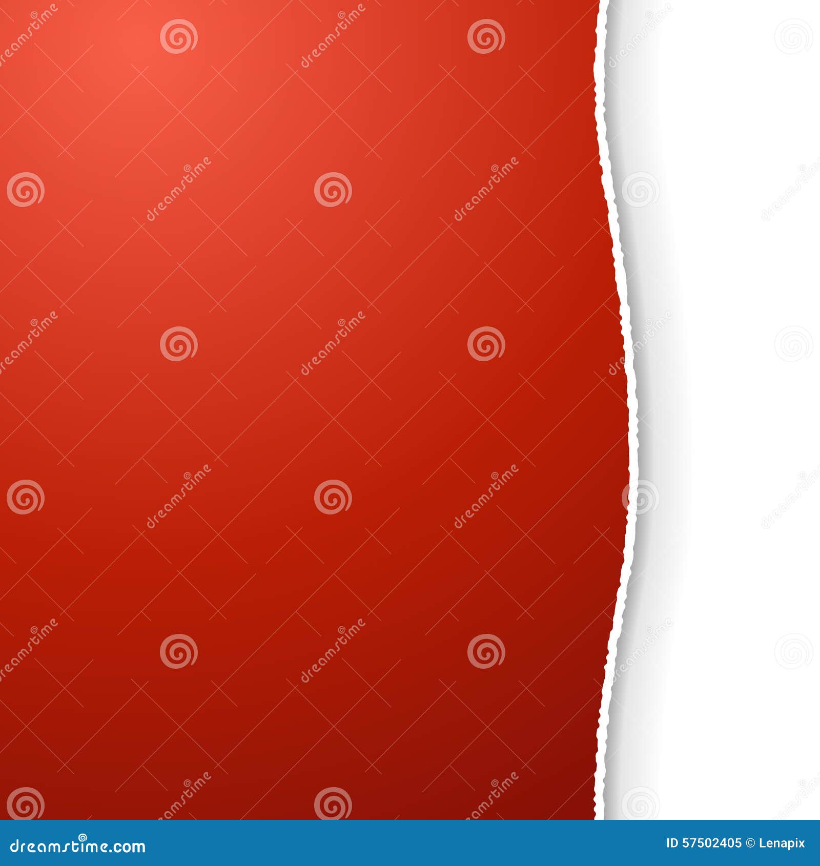 Rote Seite Mit Heftigem Rand Vektor Abbildung - Illustration von ...