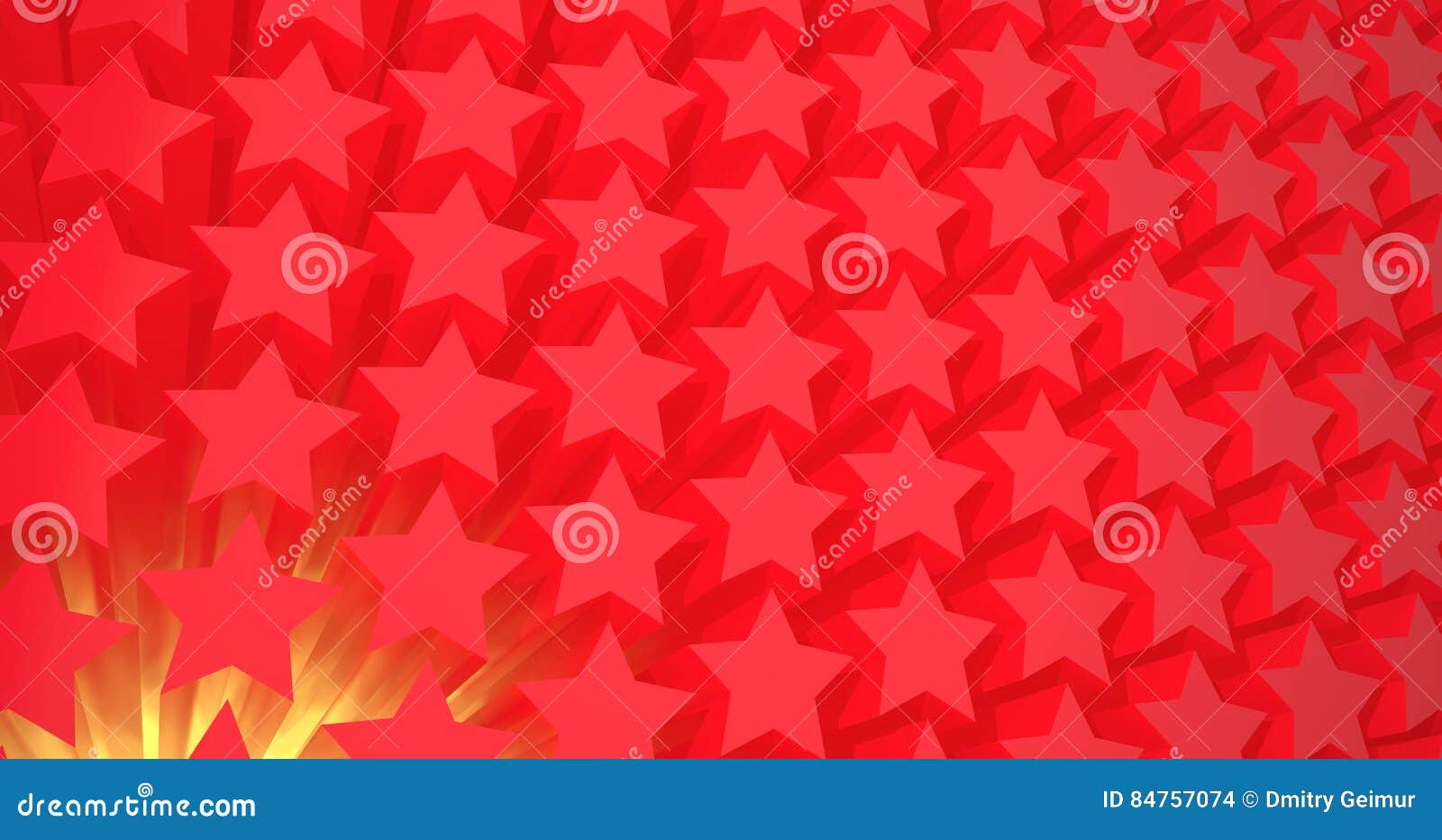 Rote Sterne stock abbildung. Illustration von schatten - 84757074