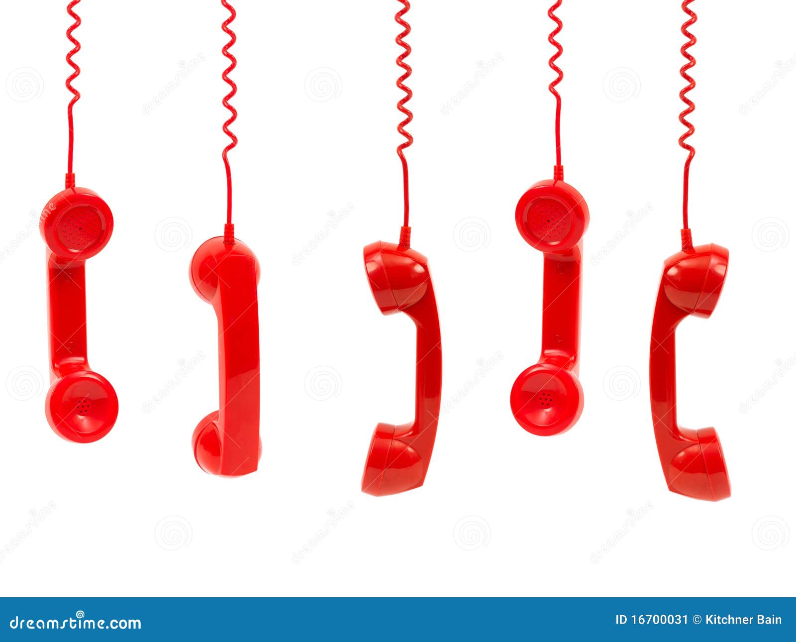 Rote Telefon-Hörer stockbild. Bild von netzkabel, einstellen - 16700031