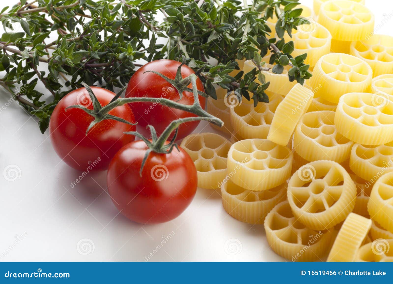 Rotelle Pasta and Ingredients Stock Photo - Image of noodles, cuisine ...