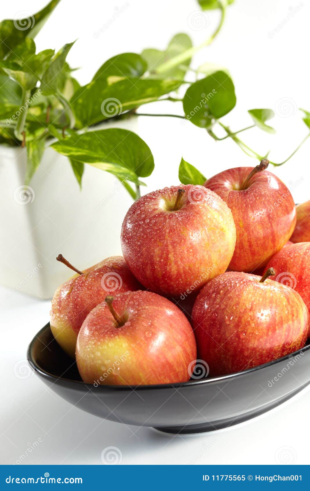 Roter Apfel stockbild. Bild von garten, nähren, organisch - 11775565