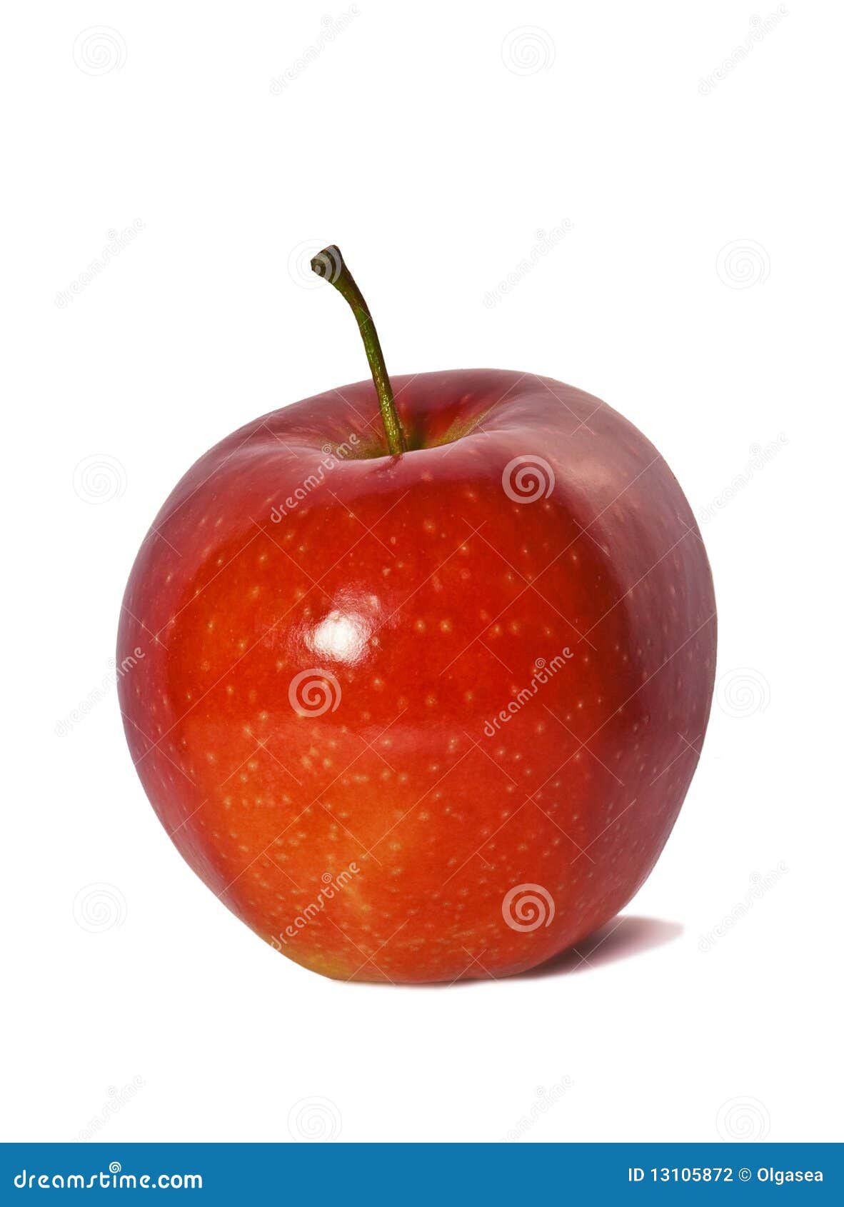 Roter Apfel stockfoto. Bild von nahrung, frucht, gesund - 13105872