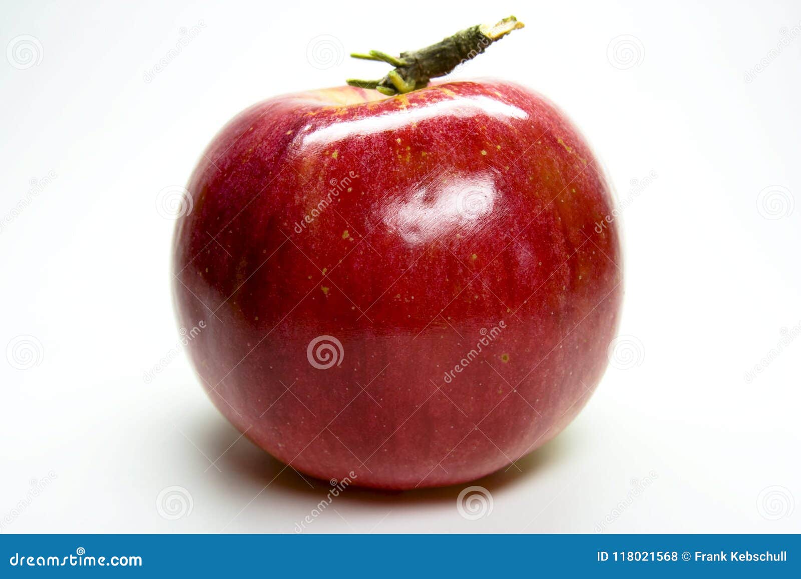Roter Apfel stock photo. Image of white, leaf, delicious - 118021568